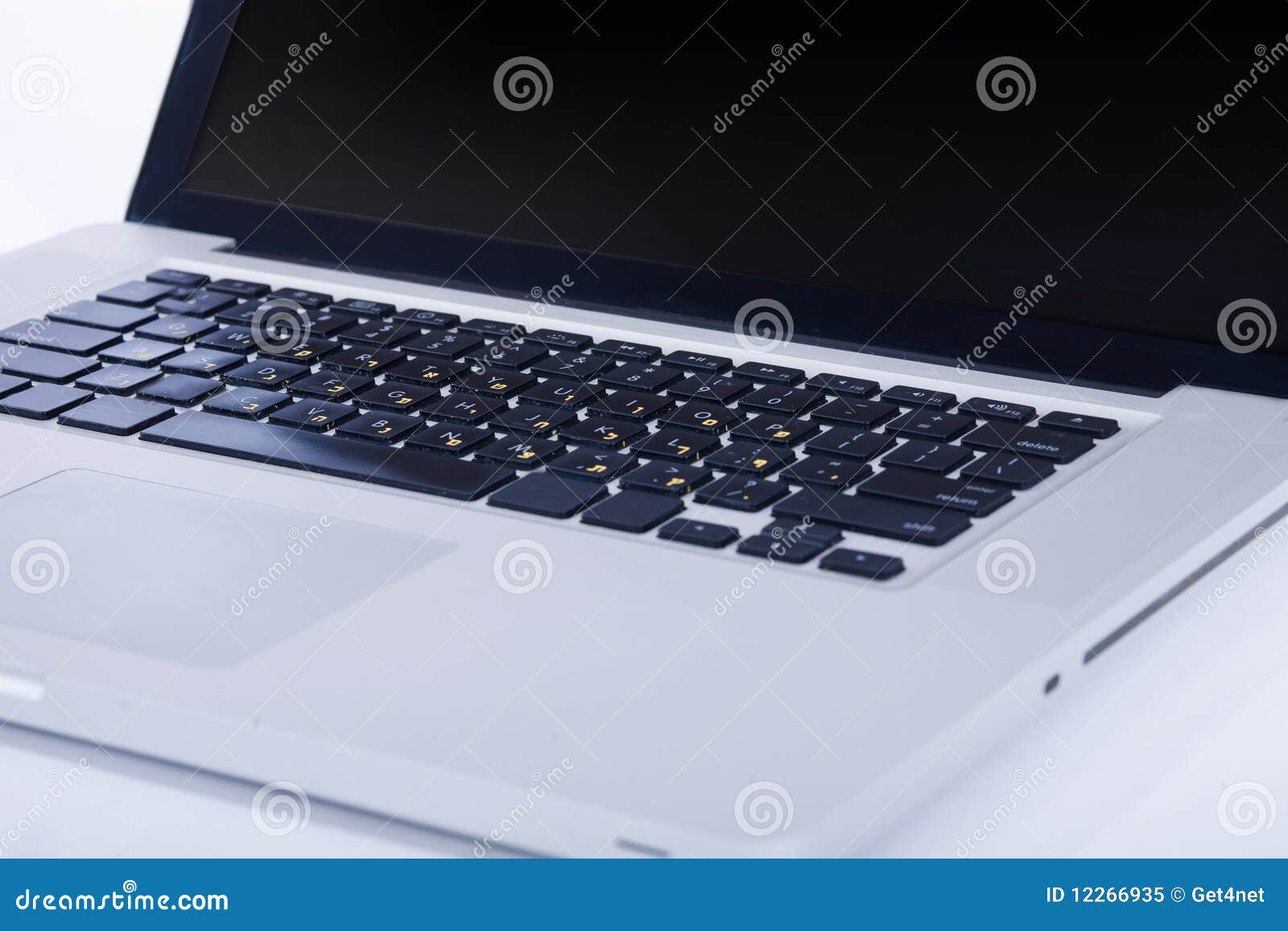 Isolated laptop stock image. Image of laptop, design - 12266935