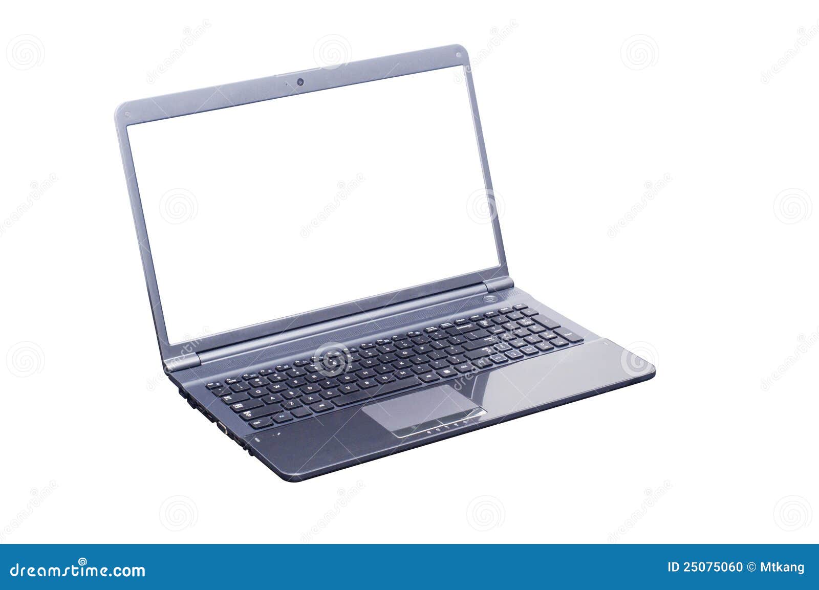 Isolated laptop computer stock photo. Image of advertisement - 25075060