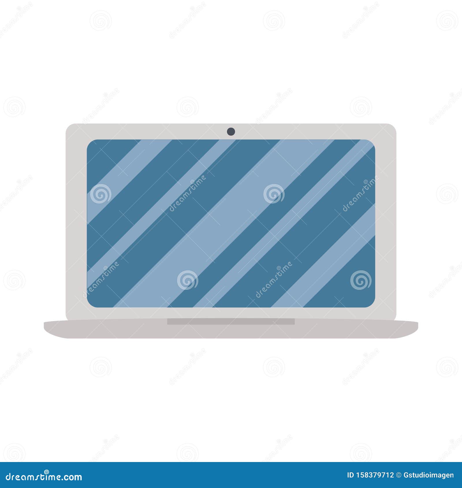 Isolated Laptop Vector Design Stock Illustration - Illustration of ...