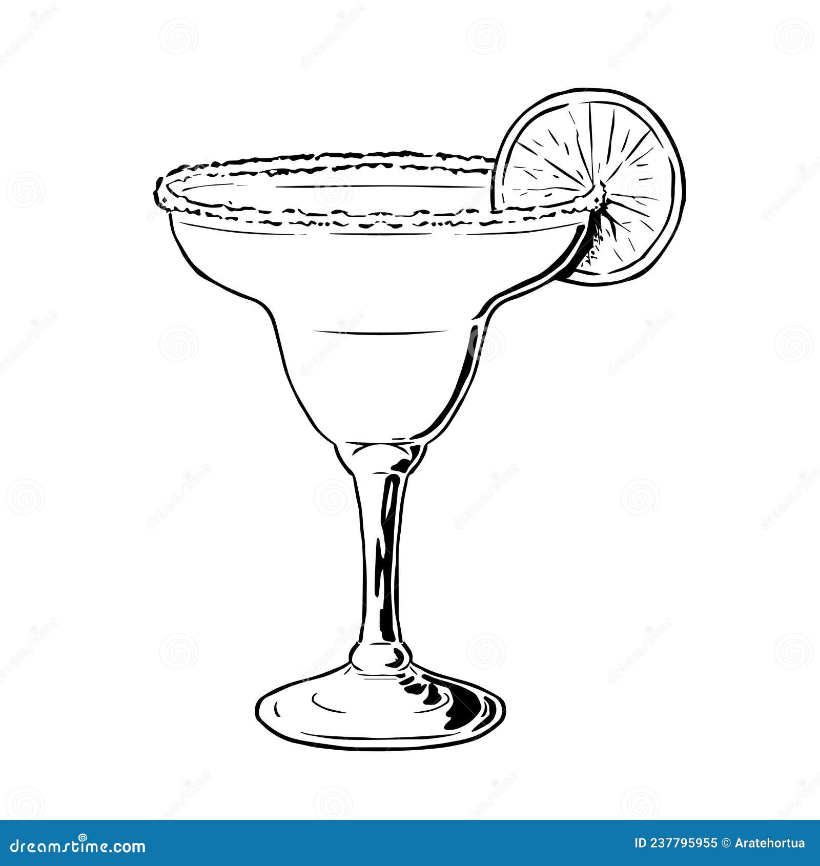 Isolated Lemon Cocktail Draw Illustration Vector Stock Vector ...