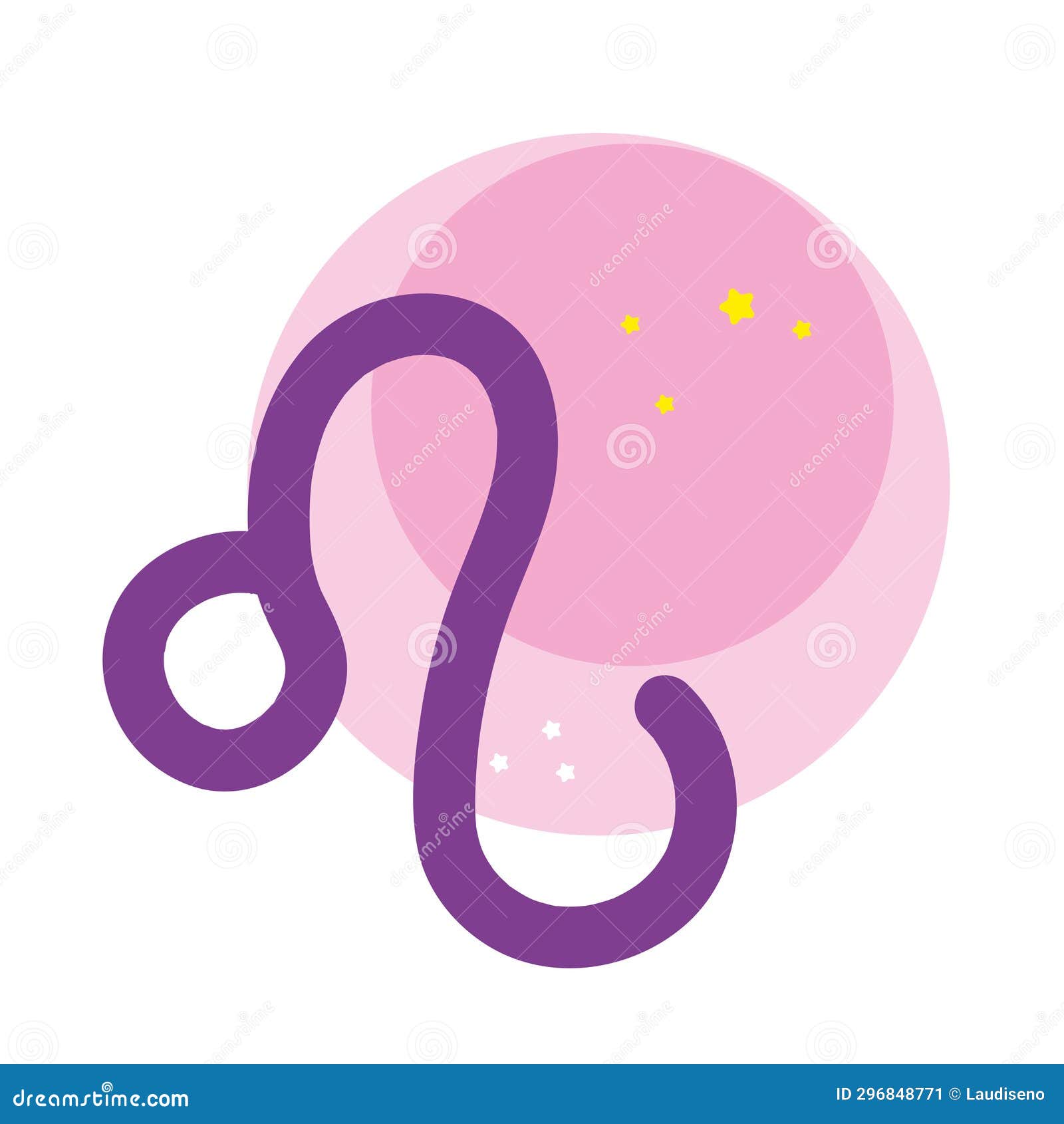 Isolated Leo Colored Zodiac Sign Symbol Vector Stock Vector ...