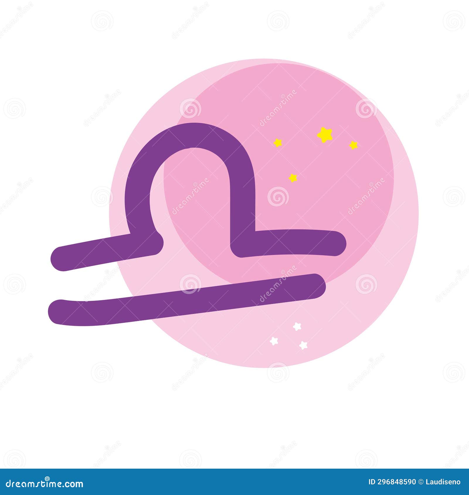 Isolated Libra Colored Zodiac Sign Symbol Vector Stock Vector ...