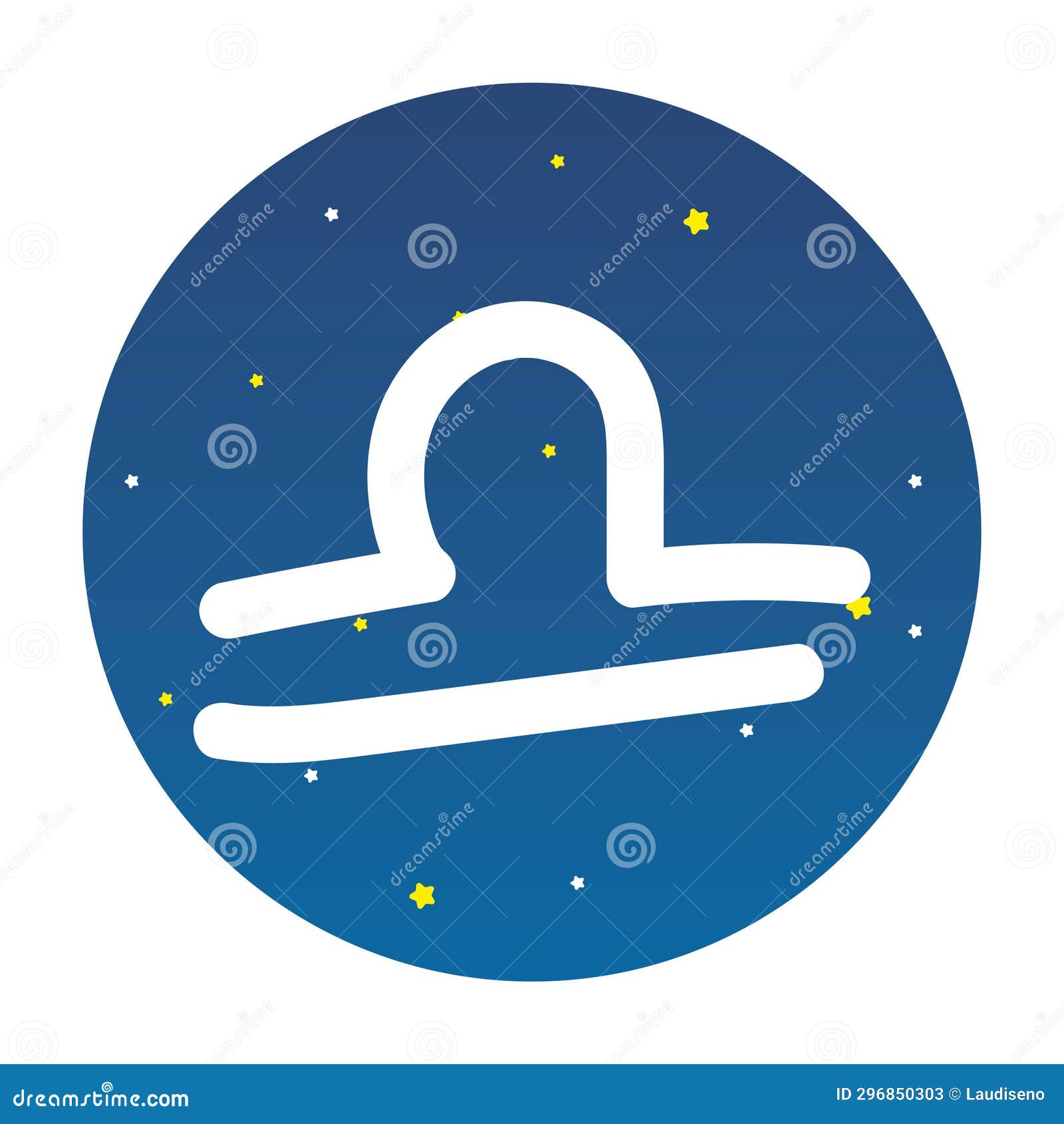 Isolated Libra Colored Zodiac Sign Symbol Vector Stock Vector ...