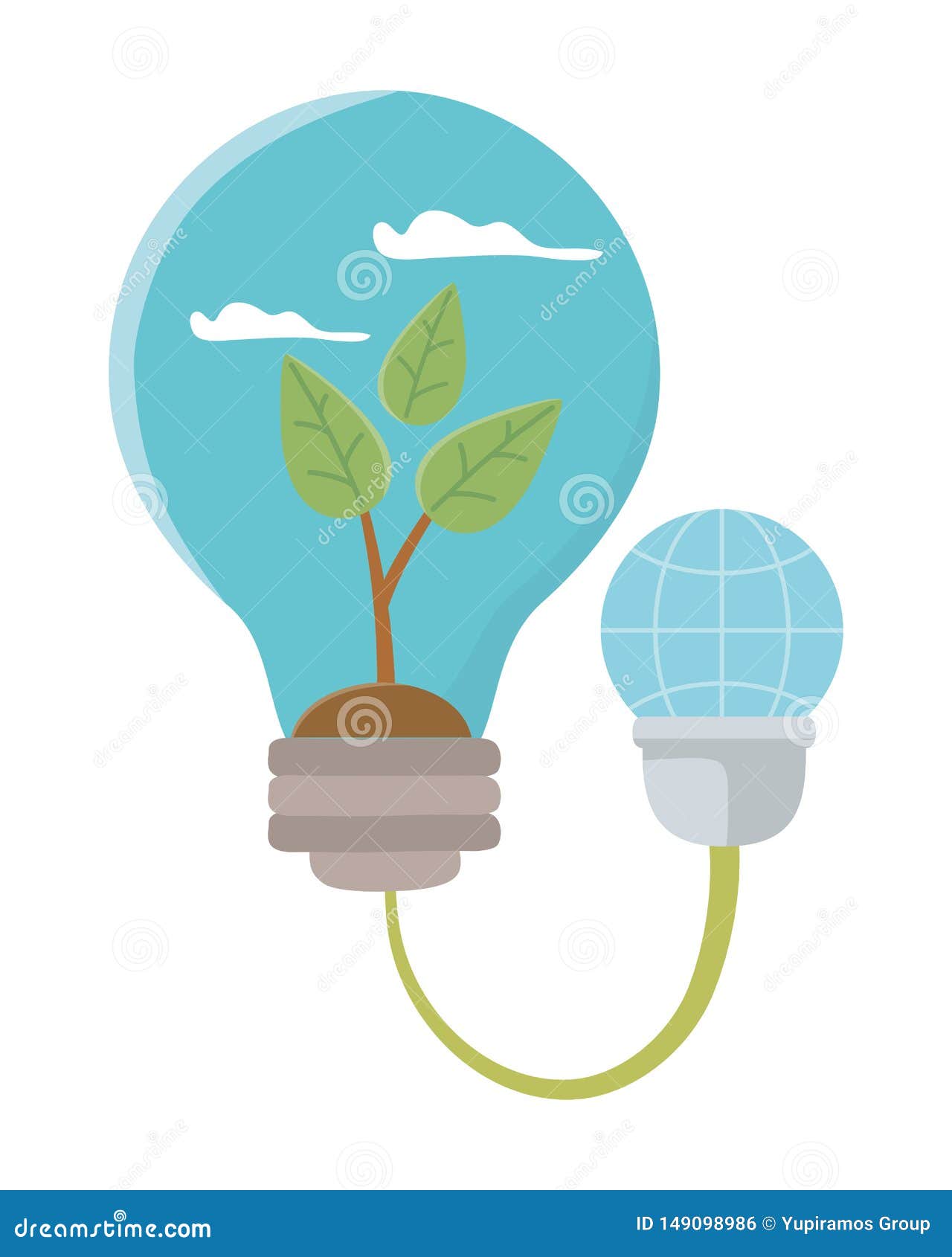 Isolated Light Bulb and Save Energy Design Stock Vector - Illustration ... Isolated Light Bulb and Save Energy Design Stock Vector - Illustration ...