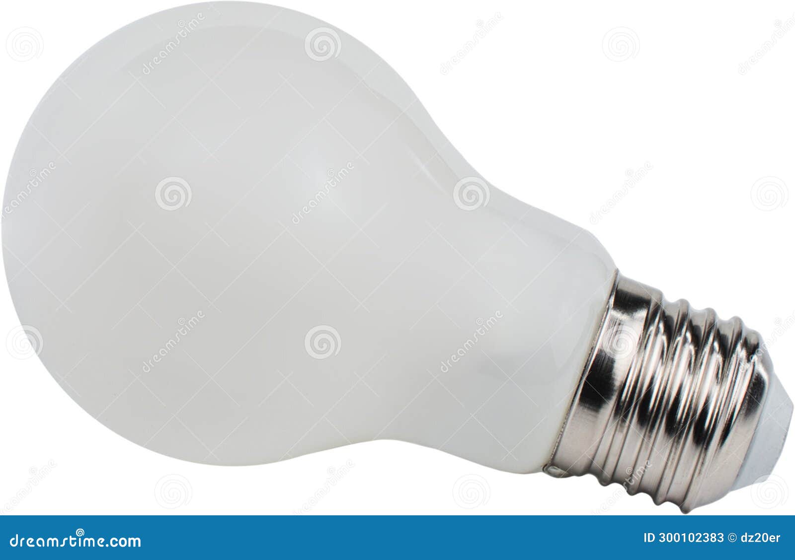 Isolated Light Bulb with Muted Glass on Transparent Background Stock ...