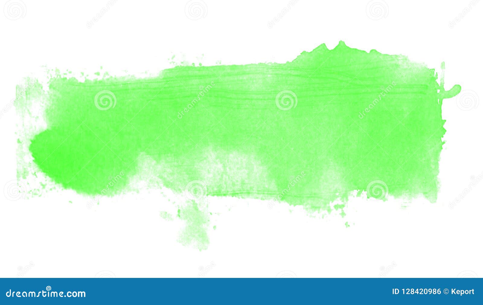 Isolated Light Green Watercolor Texture Stock Illustration ...
