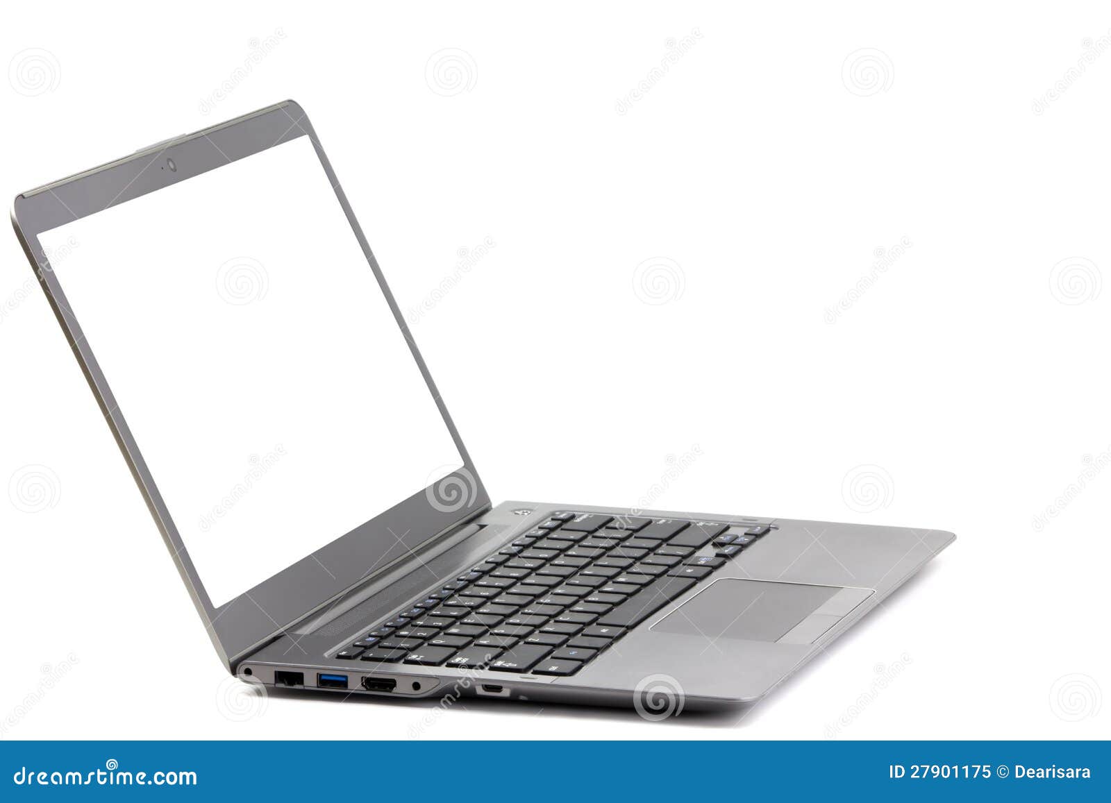 Isolated Lightweight Laptop Computer White Screen Stock Image - Image ... Isolated Lightweight Laptop Computer White Screen Stock Image - Image ...