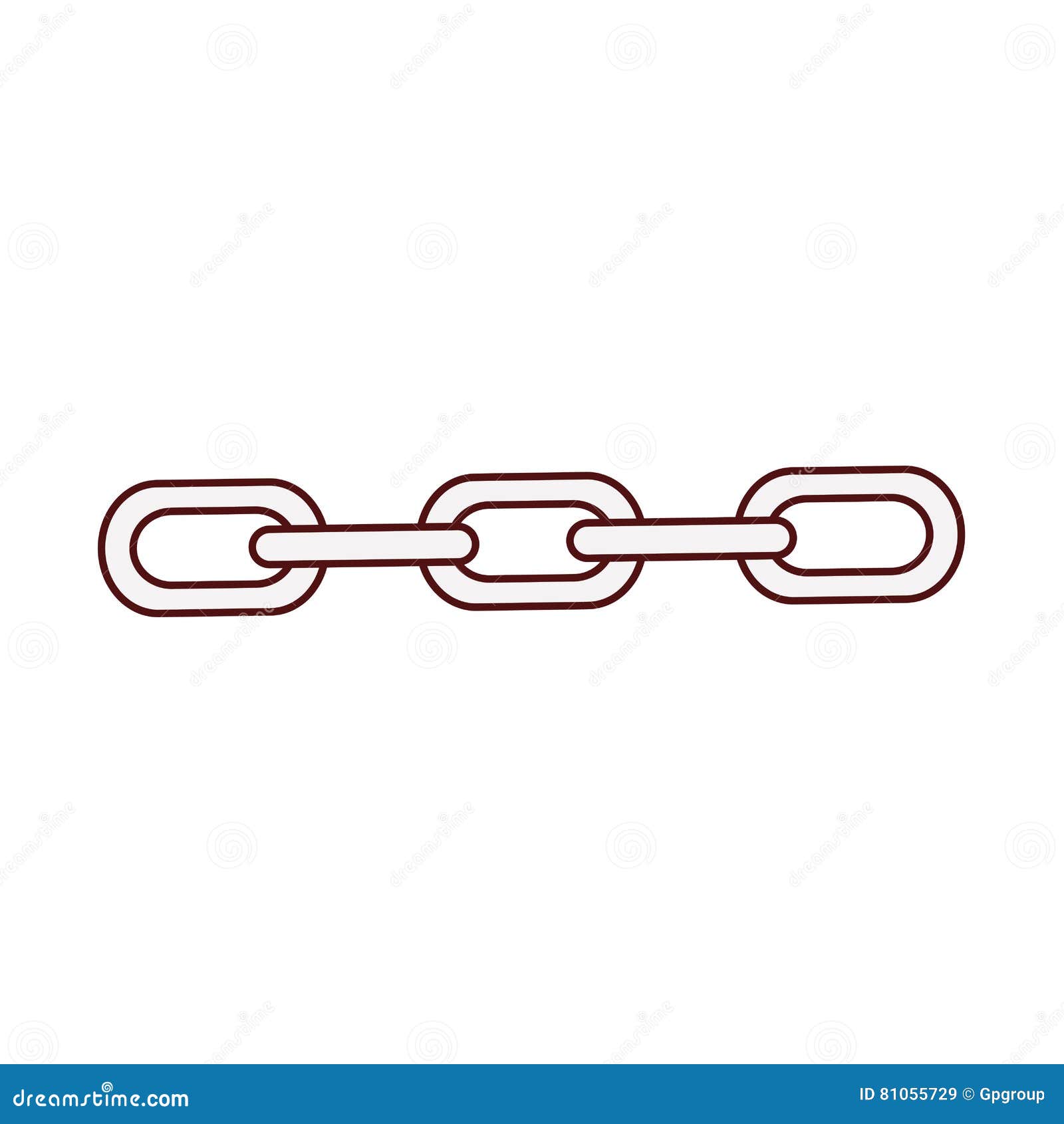 Isolated link design stock vector. Illustration of connection - 81055729