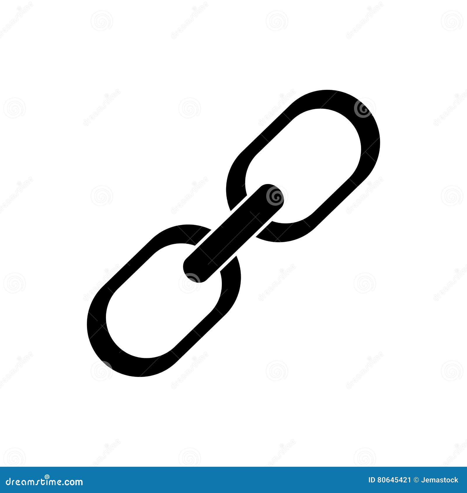 Isolated Link Symbol Design Stock Vector - Illustration of link, modern ...