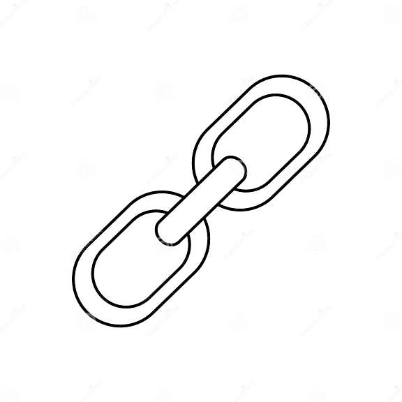 Isolated Link Symbol Design Stock Vector - Illustration of security ...