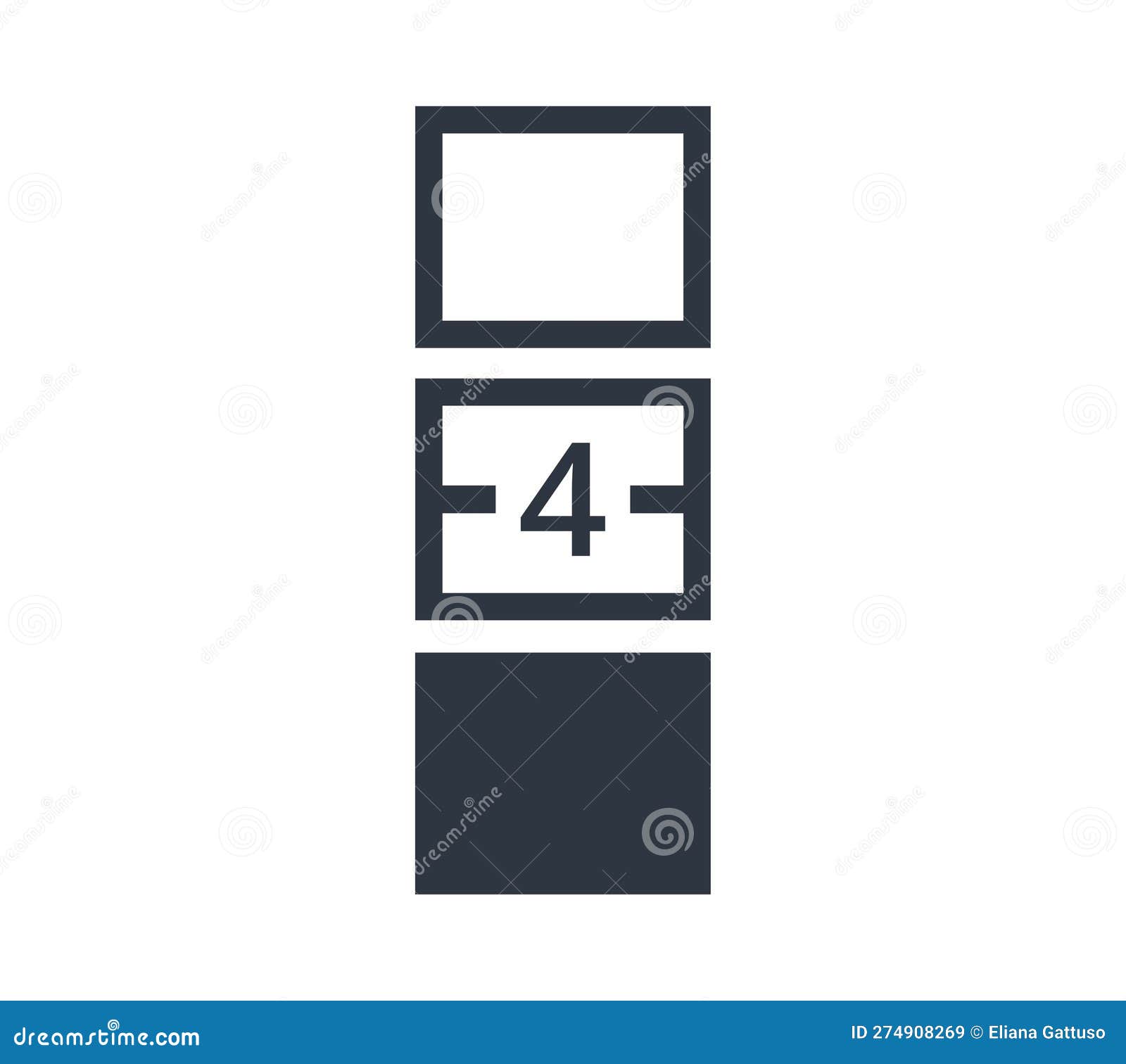 Isolated Load Weight. Concept of Ecology and Packaging Stock Vector ...