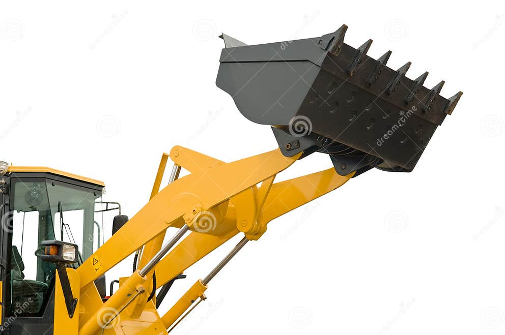 Isolated loader shovel stock photo. Image of duty, action - 15922264