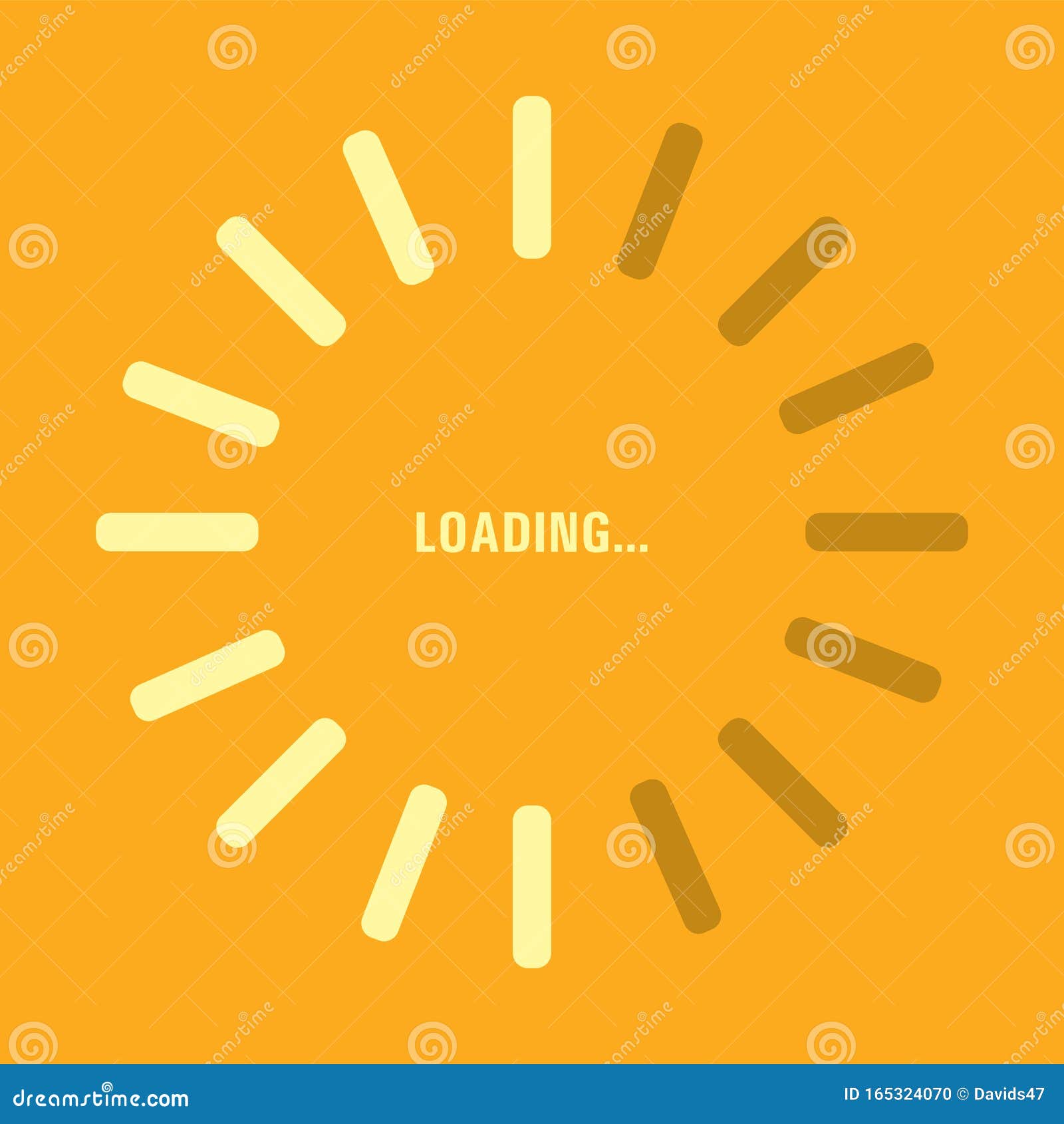 Isolated loading bars stock vector. Illustration of interface - 165324070