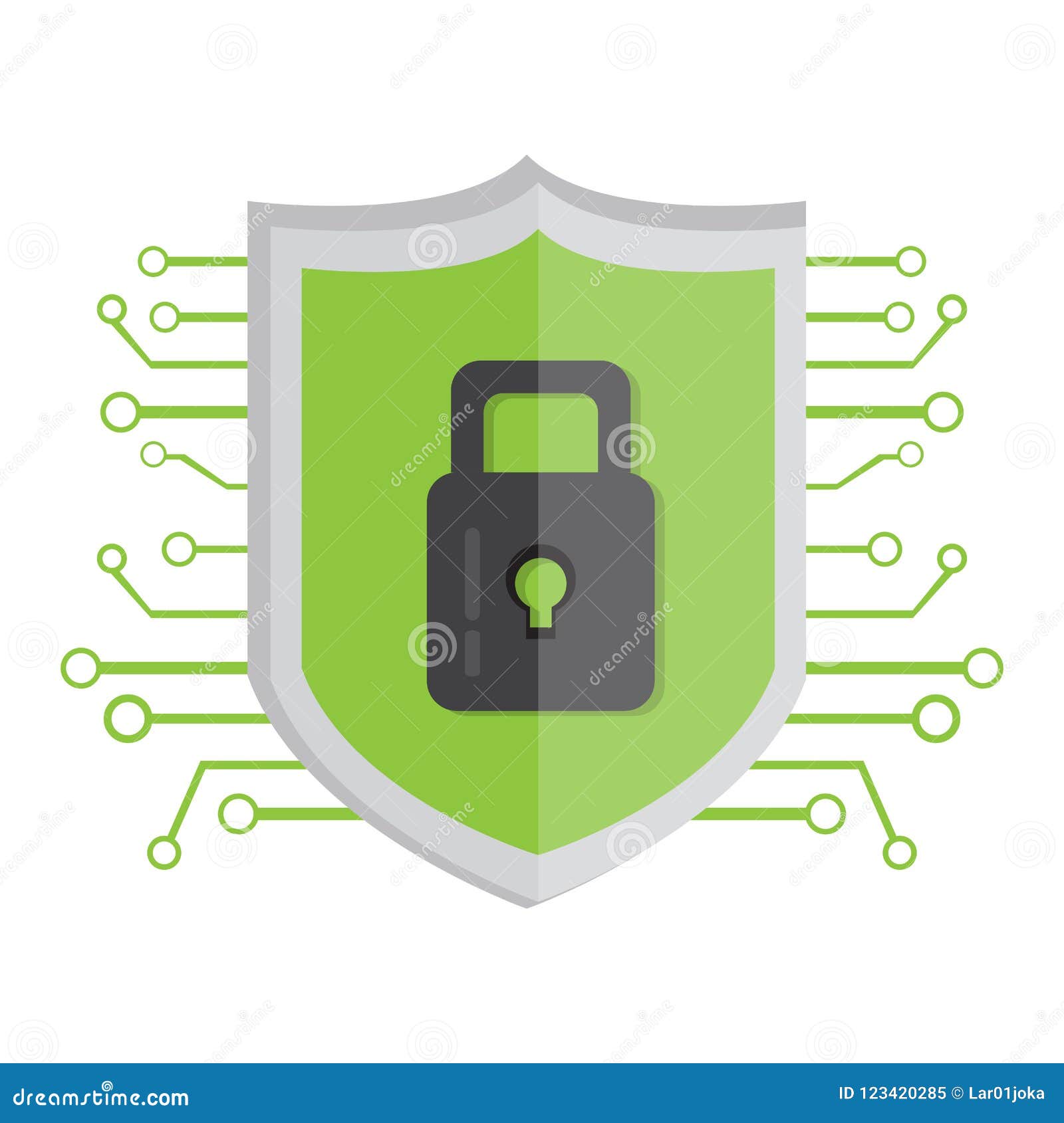 Isolated Lockpad on a Network. Cyber Security Stock Vector ... Isolated Lockpad on a Network. Cyber Security Stock Vector ...