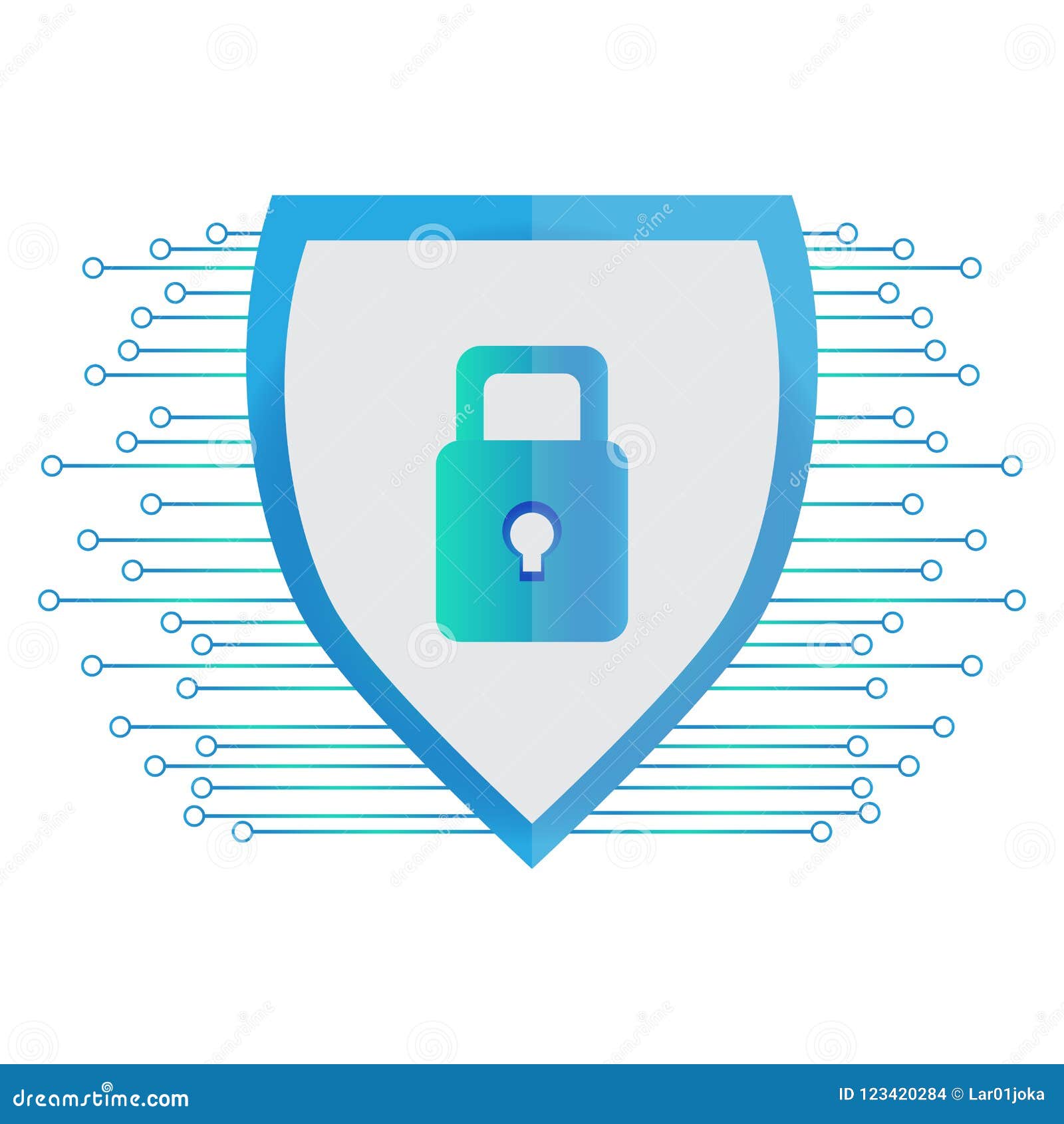 Isolated Lockpad on a Network. Cyber Security Stock Vector ... Isolated Lockpad on a Network. Cyber Security Stock Vector ...