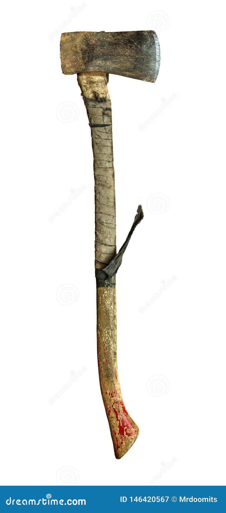 Isolated Long Handle Axe stock image. Image of isolated - 146420567