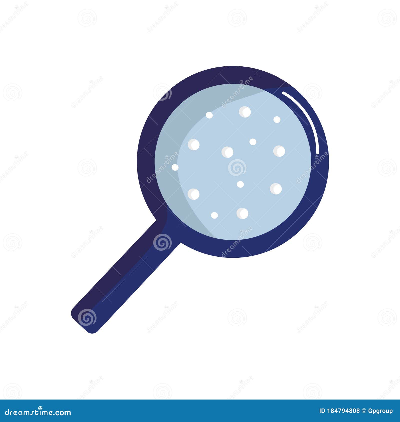 Isolated Lupe Flat Style Icon Vector Design Stock Vector - Illustration ...