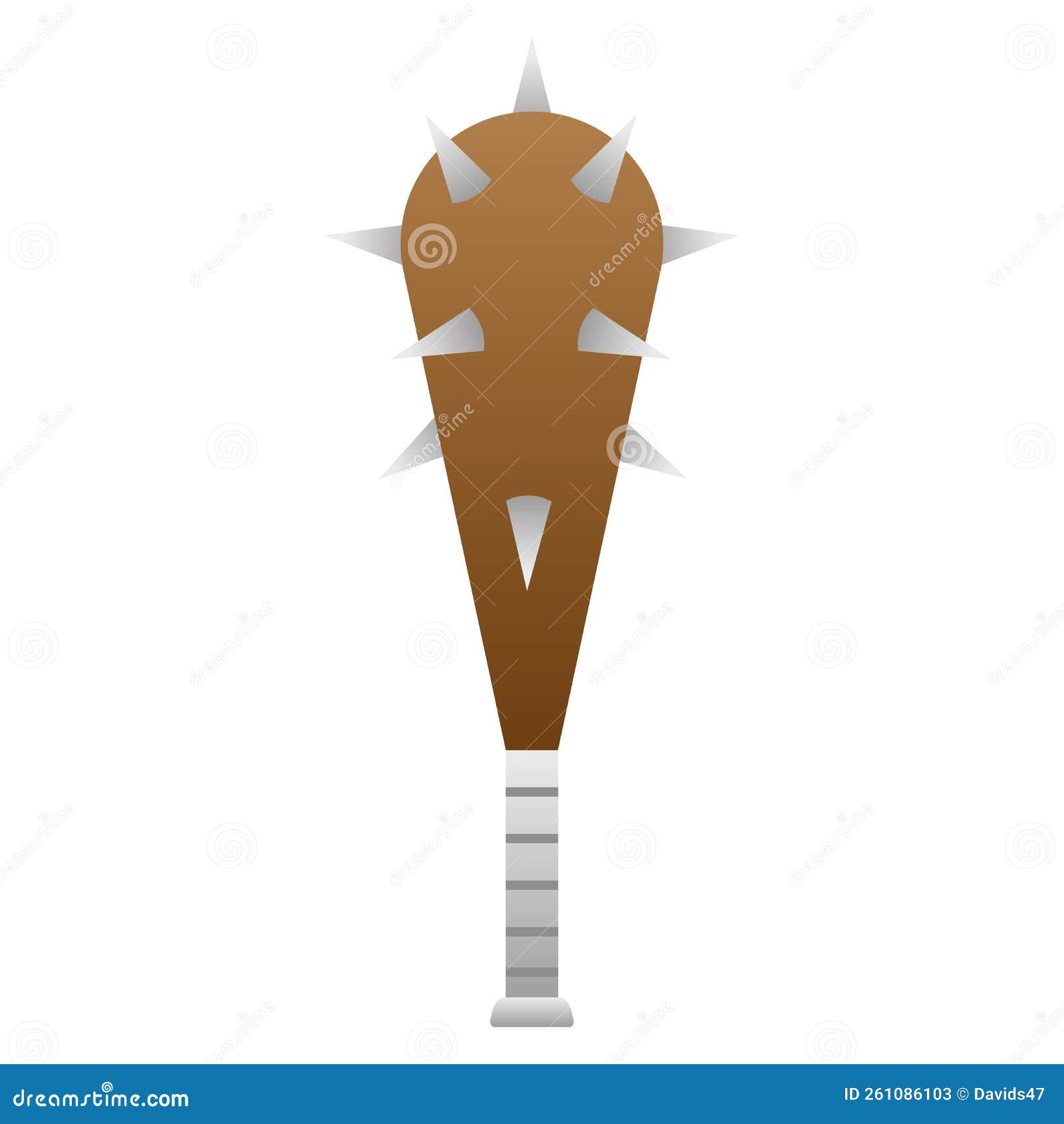 Isolated Mace Weapon Medieval Icon Vector Stock Vector - Illustration ...