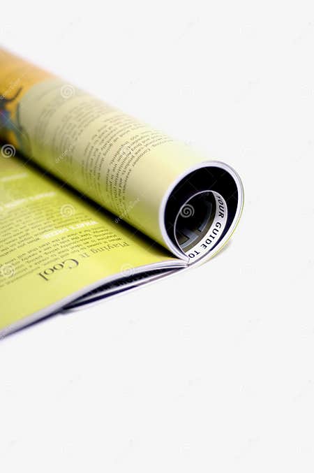 Isolated magazine roll. stock image. Image of magazine - 131235