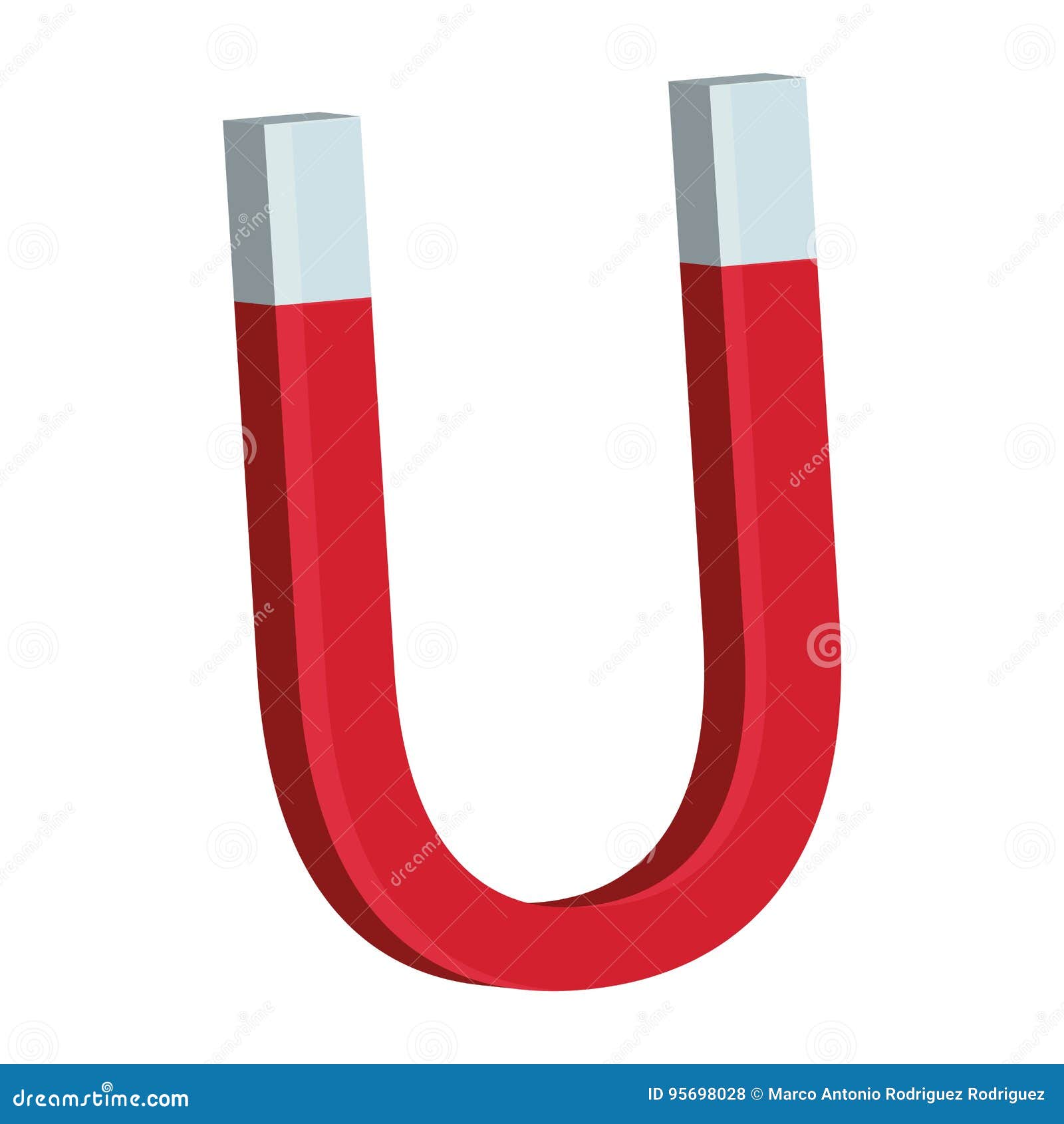 Isolated Magnet Illustration Stock Vector - Illustration of supplies ...