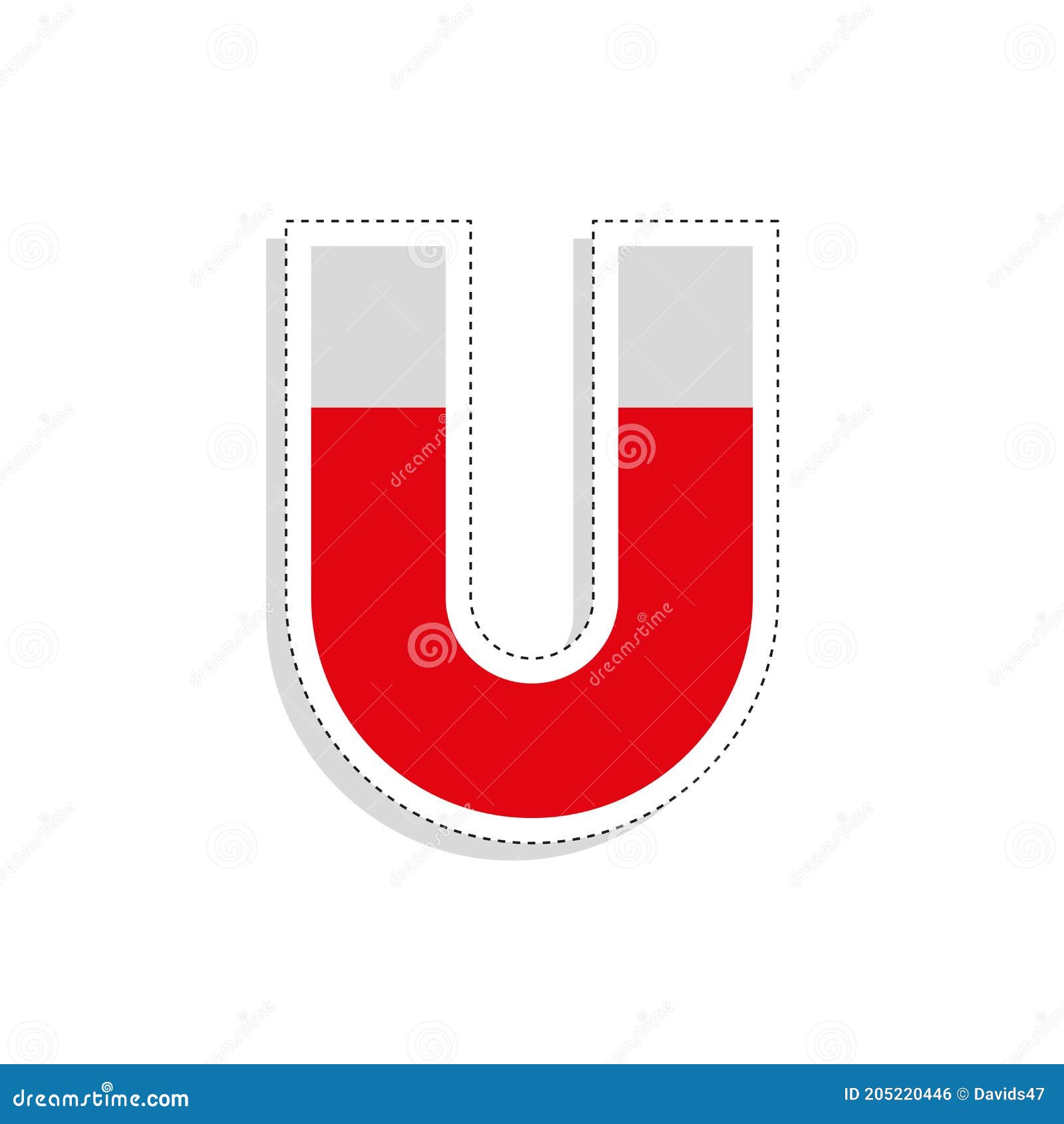 Isolated Magnet Tool Sticker Stock Vector - Illustration of accessories ...