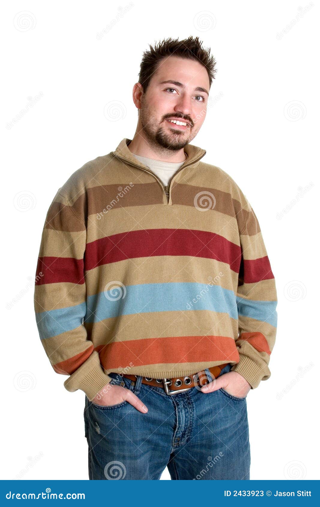 Isolated Man stock image. Image of handsome, smiling, young - 2433923