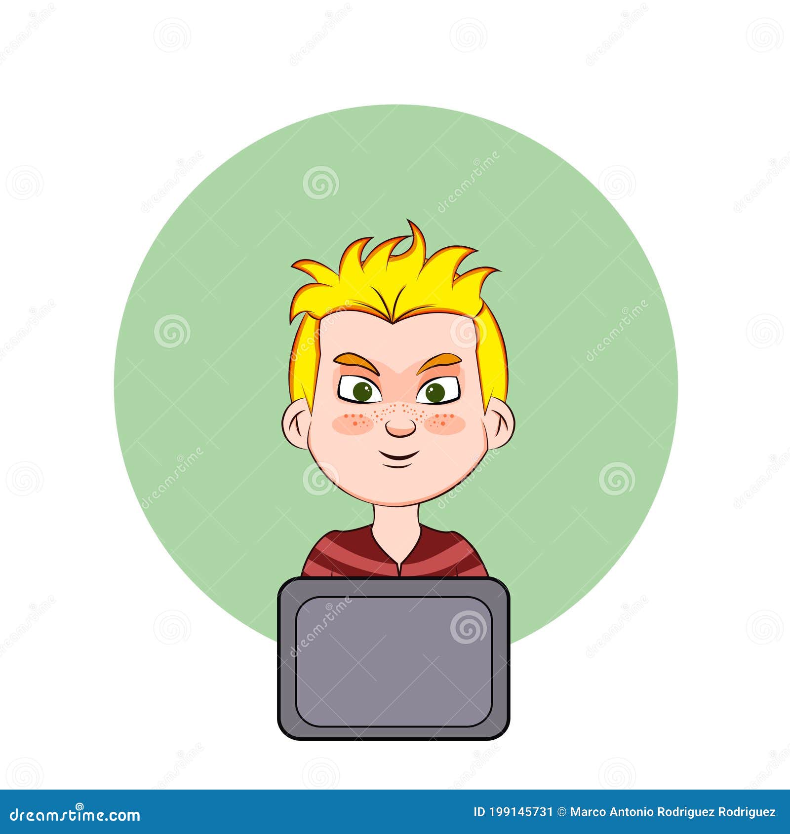 Isolated Man Cartoon Chatting Stock Vector - Illustration of conference ...