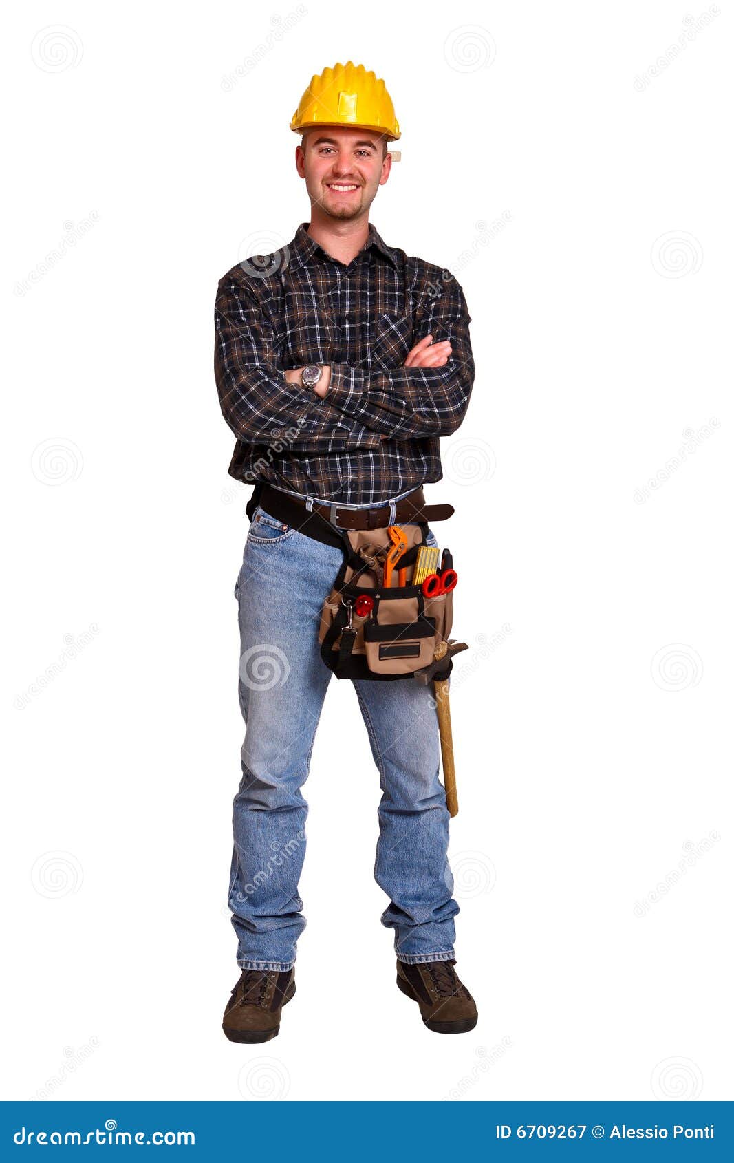 Isolated man tool stock image. Image of occupation, people - 6709267