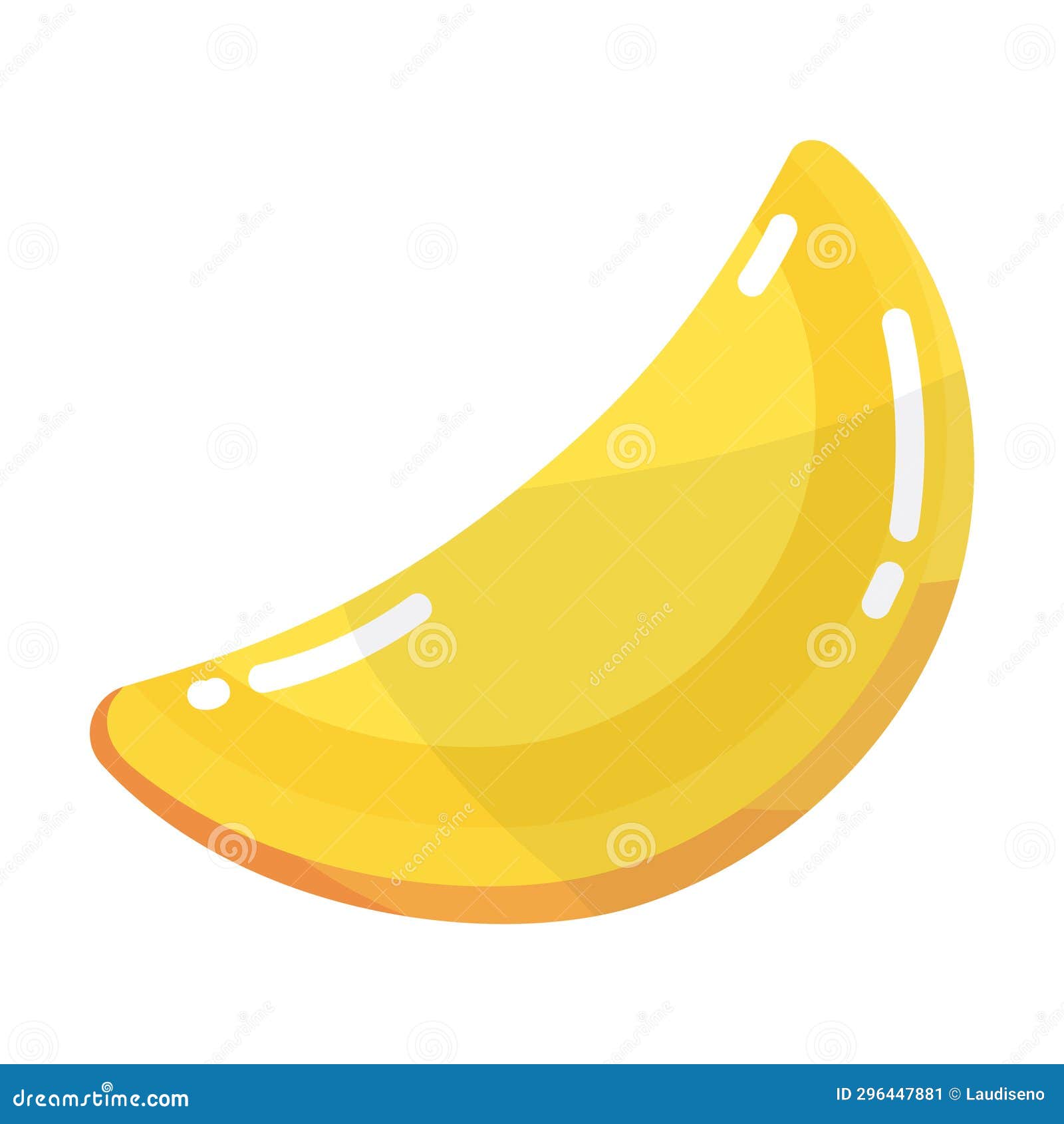 Isolated Mango Cut Icon Healthy Food Vector Stock Illustration ...