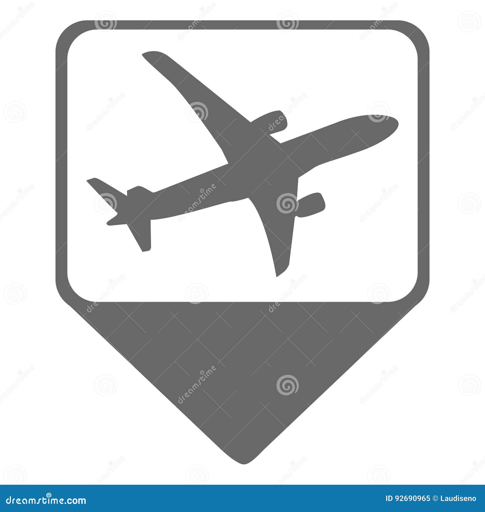 Isolated map pin stock illustration. Illustration of direction - 92690965