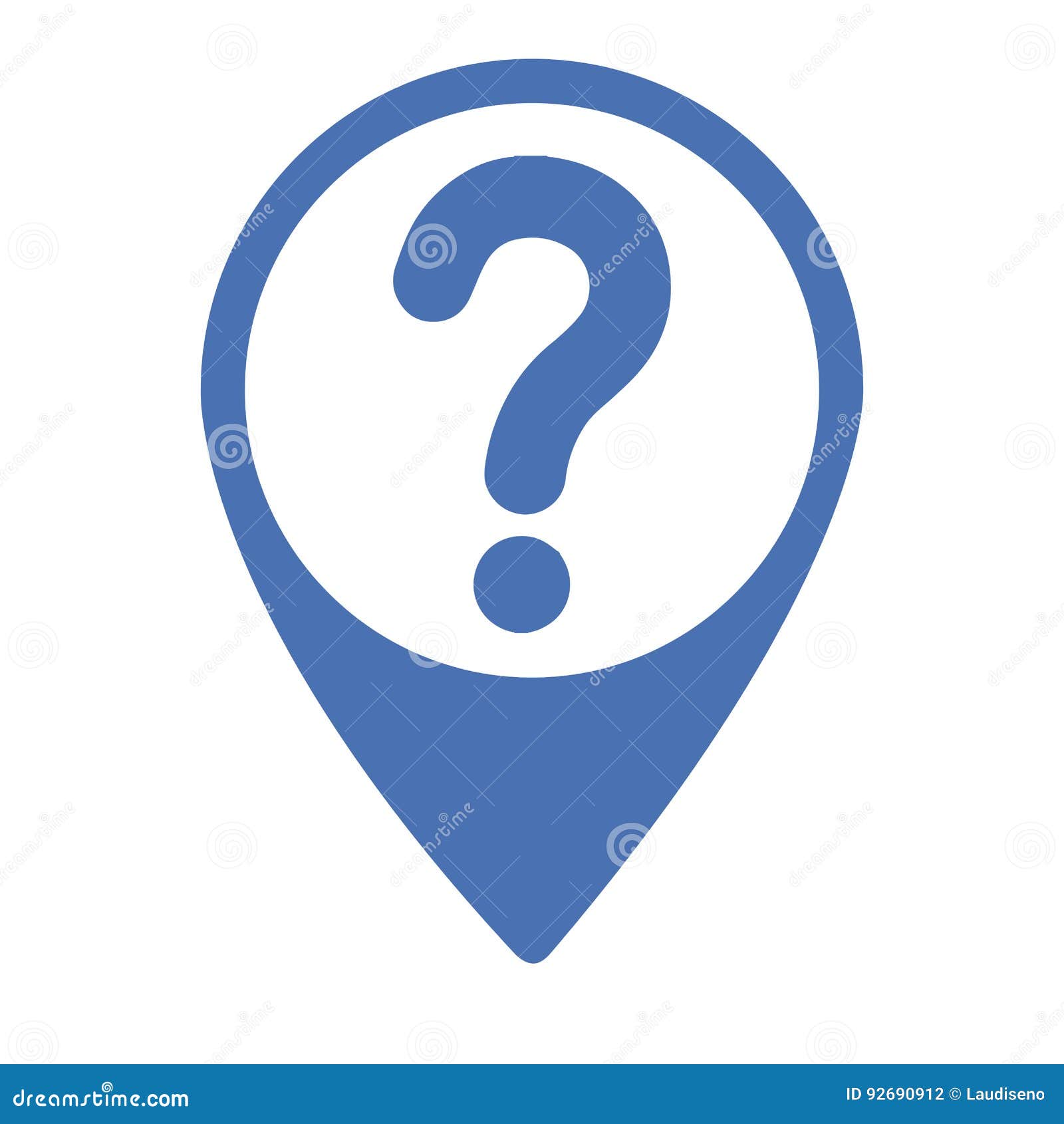 Isolated map pin stock illustration. Illustration of business - 92690912