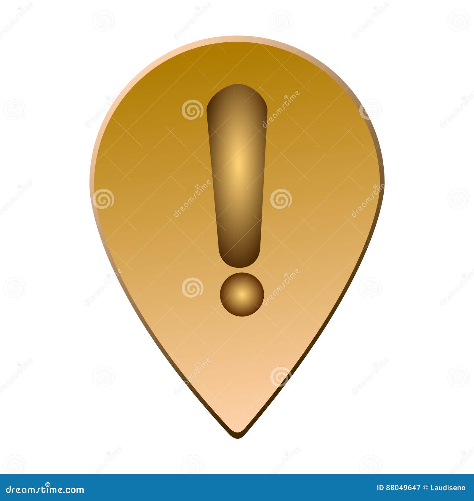 Isolated map pin stock vector. Illustration of navigation - 88049647