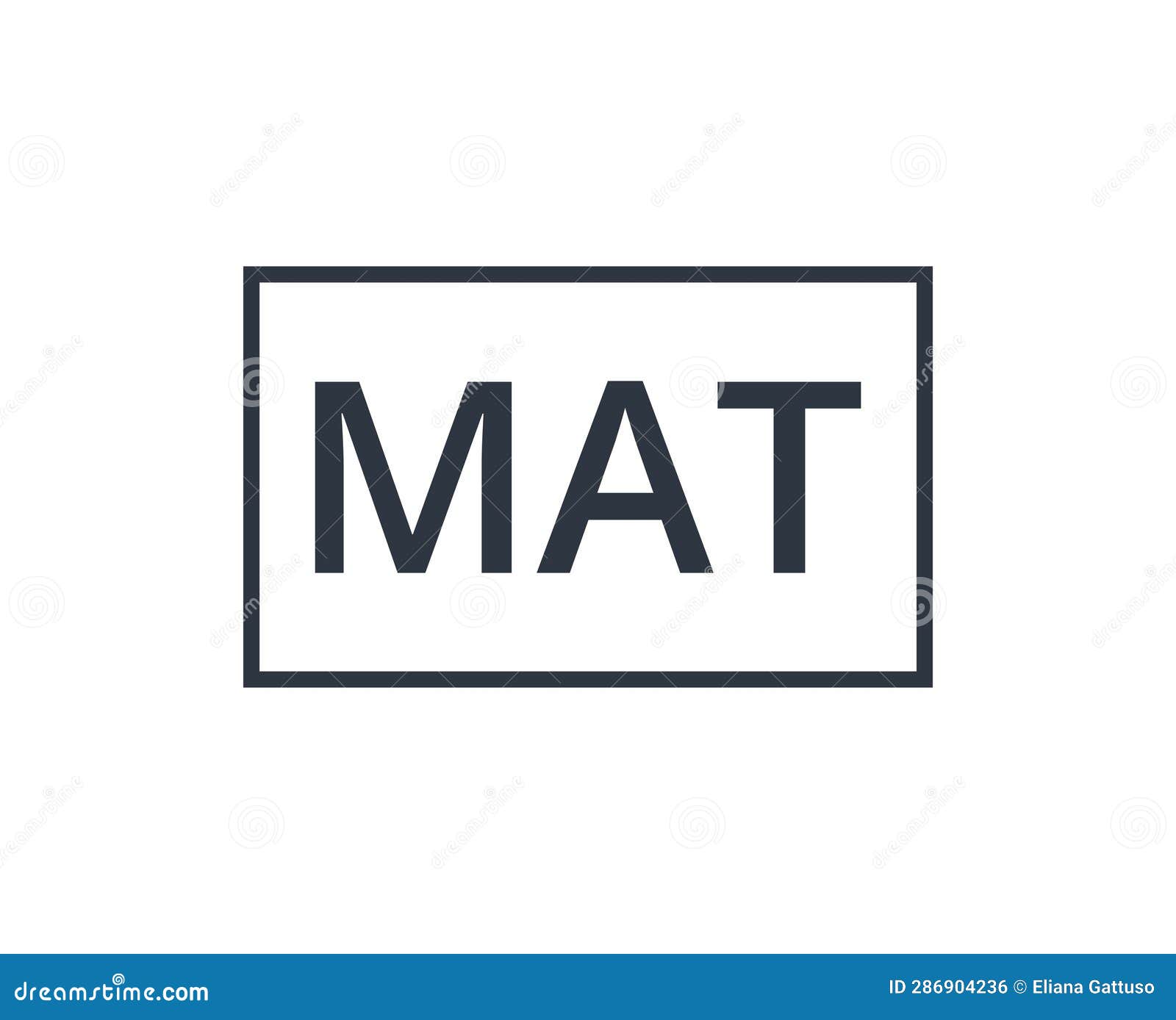 Isolated Mat Material Symbol Vector Stock Vector - Illustration of ...