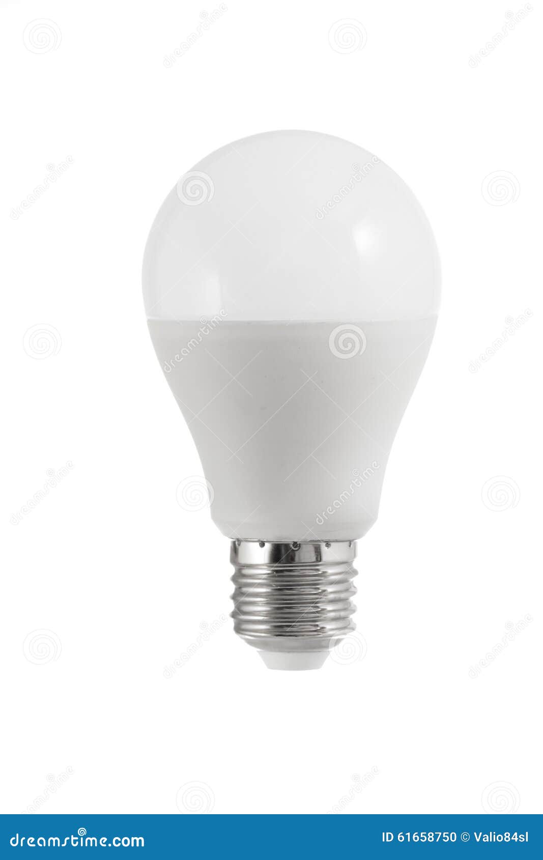 Isolated Mate Light Bulb on White Background Stock Photo - Image of ...