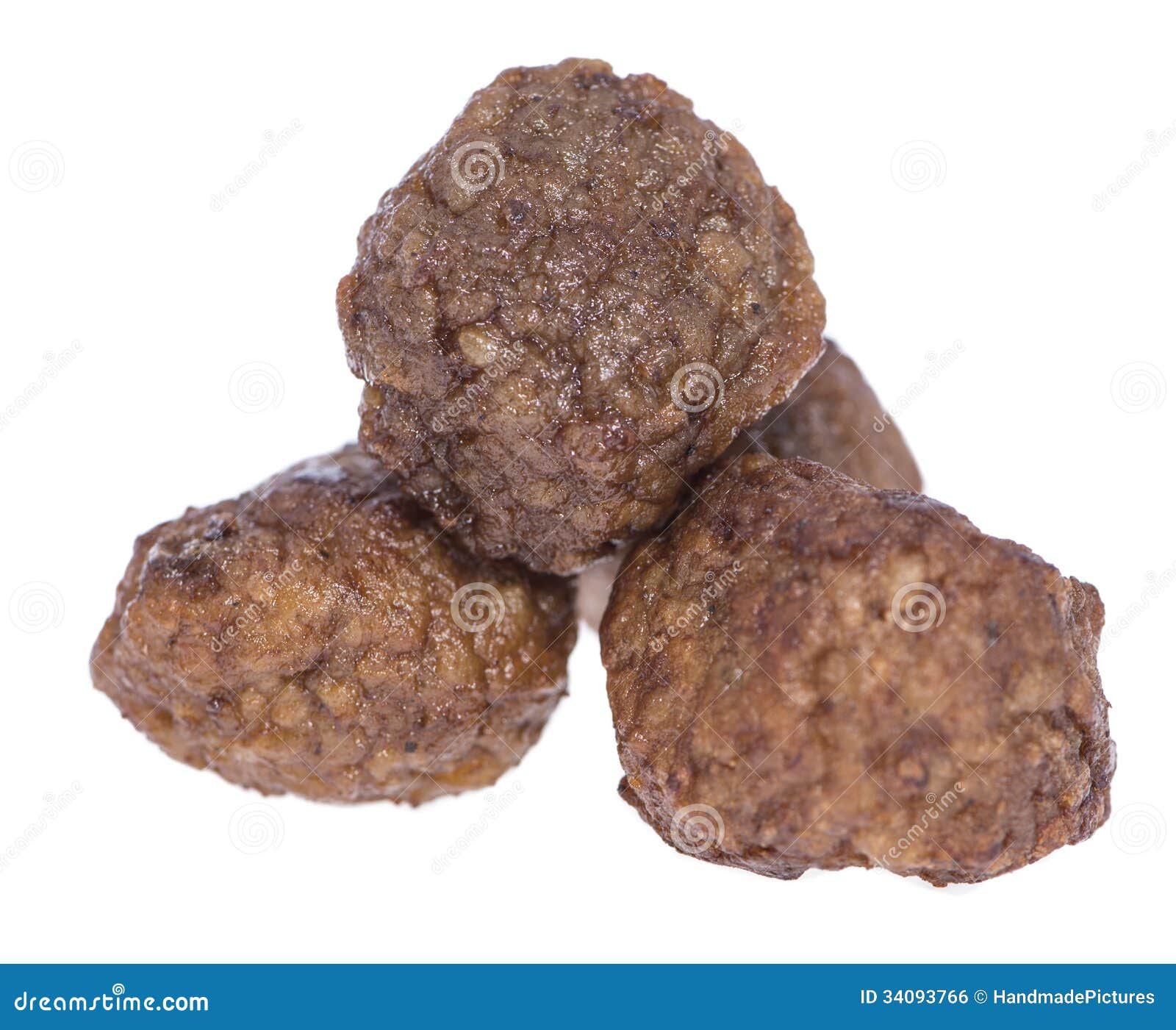 Isolated Meatballs stock photo. Image of homemade, dish - 34093766