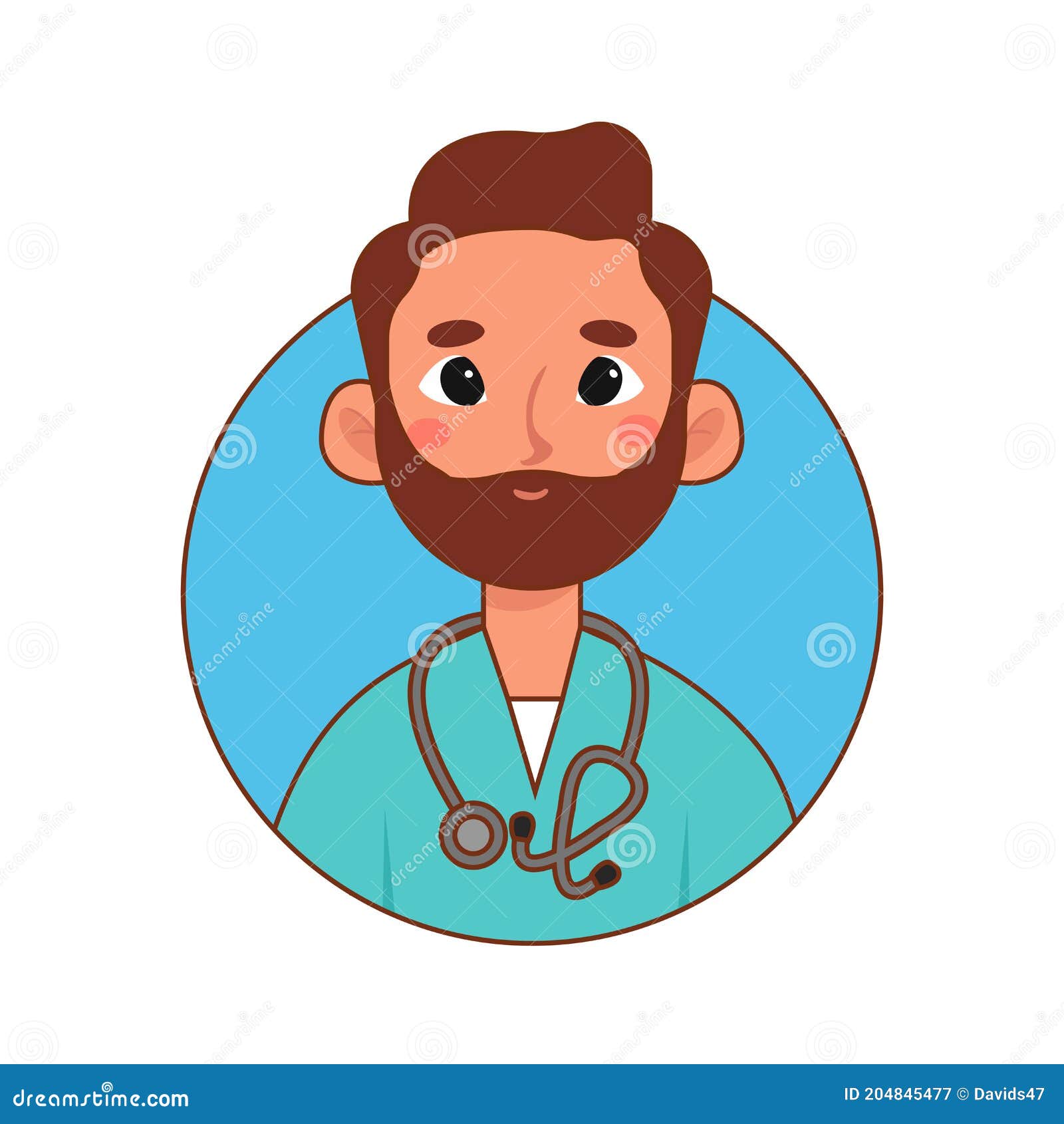 Isolated medic logo stock vector. Illustration of isolated - 204845477