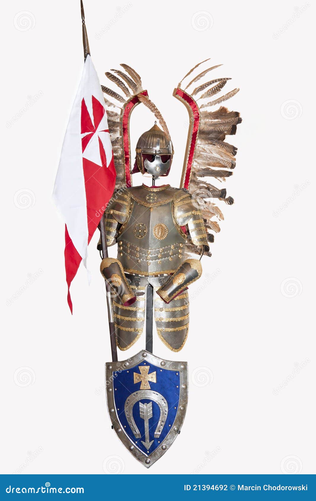 Isolated medieval armor. stock photo. Image of historic - 21394692