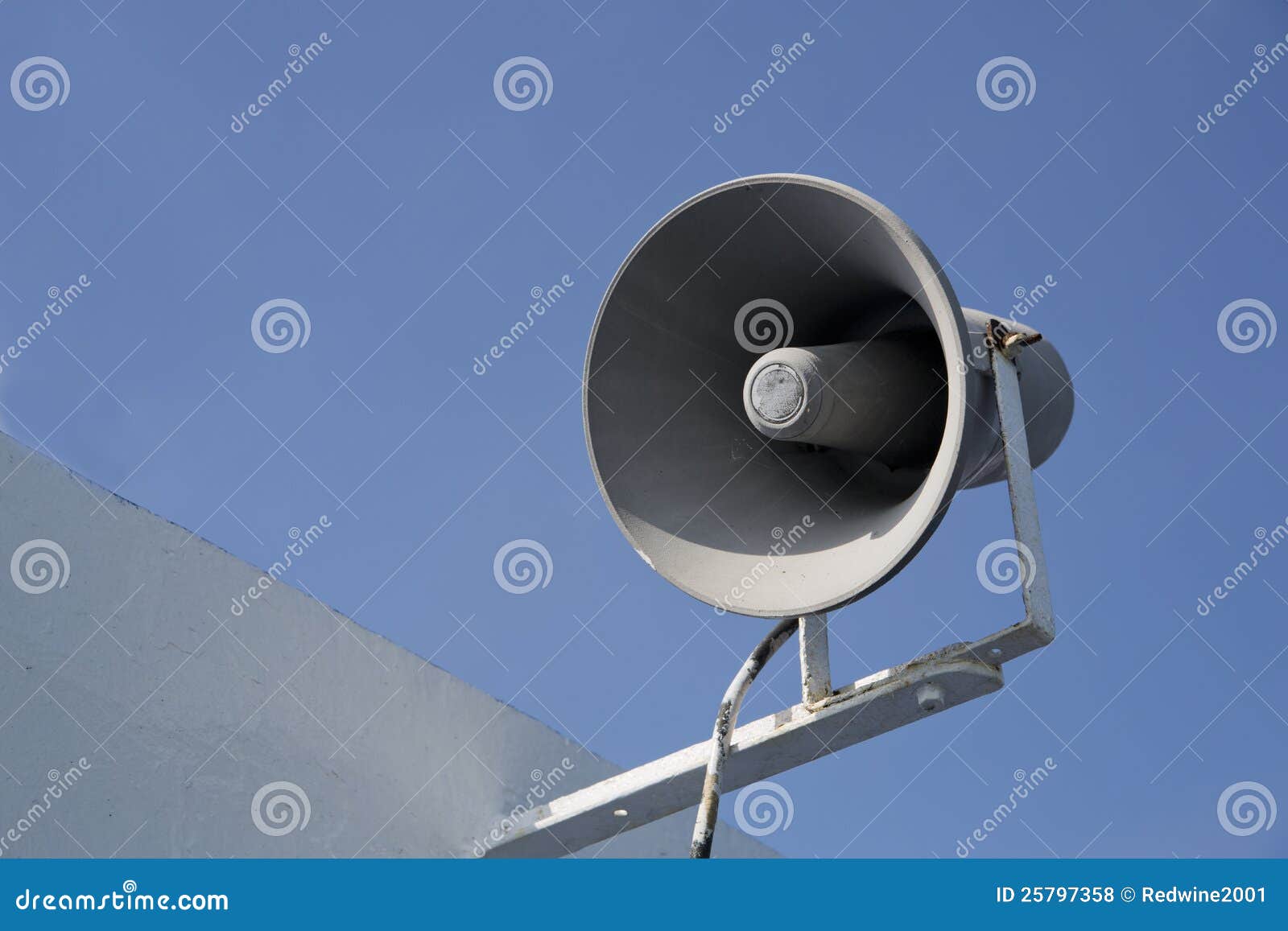 Isolated Megaphone Making Loud Noise at Day Stock Photo - Image of ...