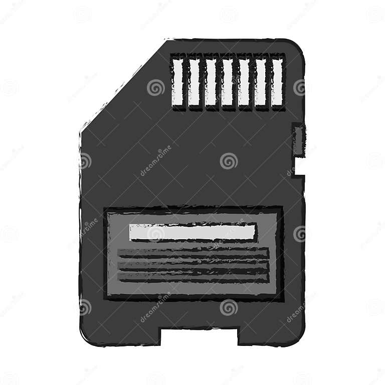 Isolated Memory Stick Device Design Stock Vector - Illustration of ...