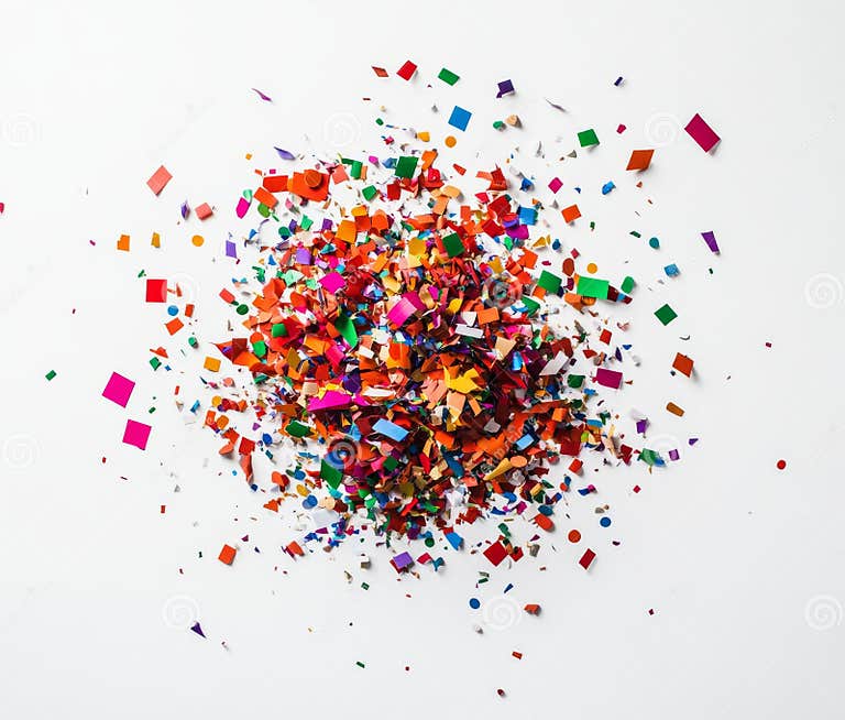 Isolated Microplastic Piles, Microplastic Garbage, Microplastic Pieces ...