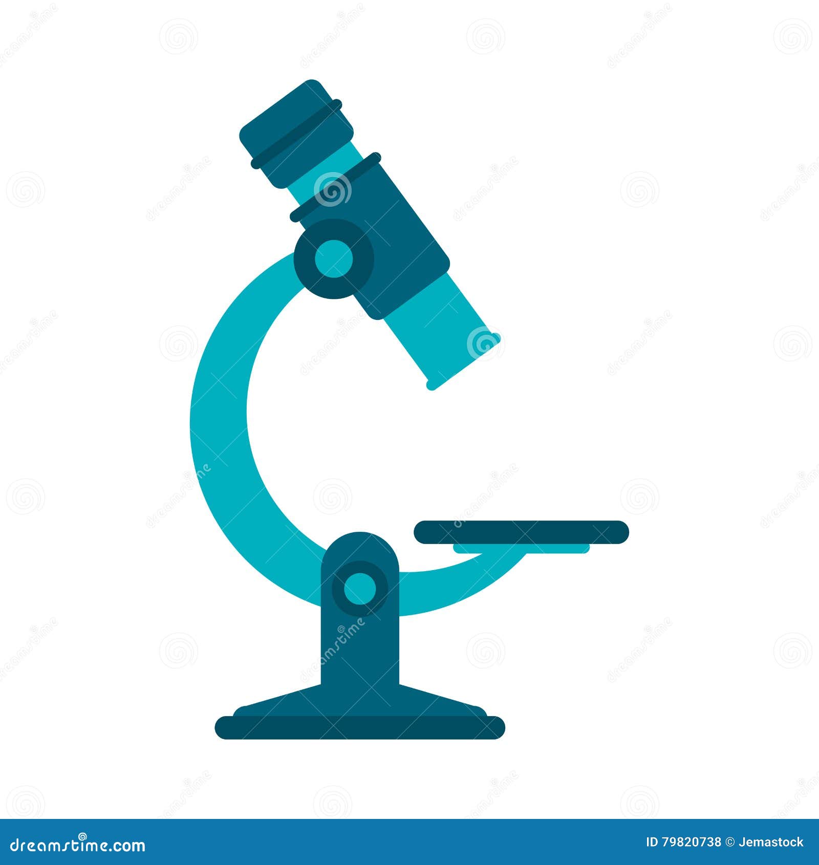 Isolated microscope design stock illustration. Illustration of icon ...