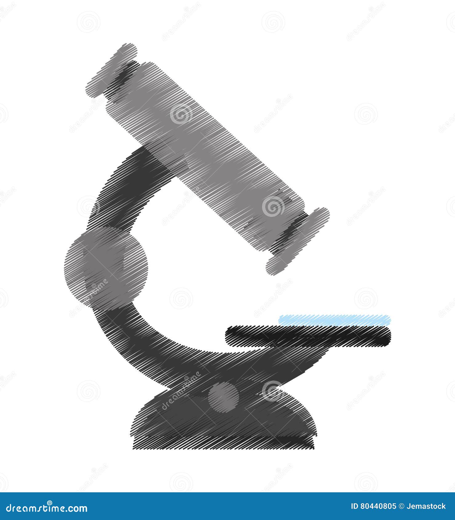 Isolated Microscope of Science Design Stock Vector - Illustration of ...