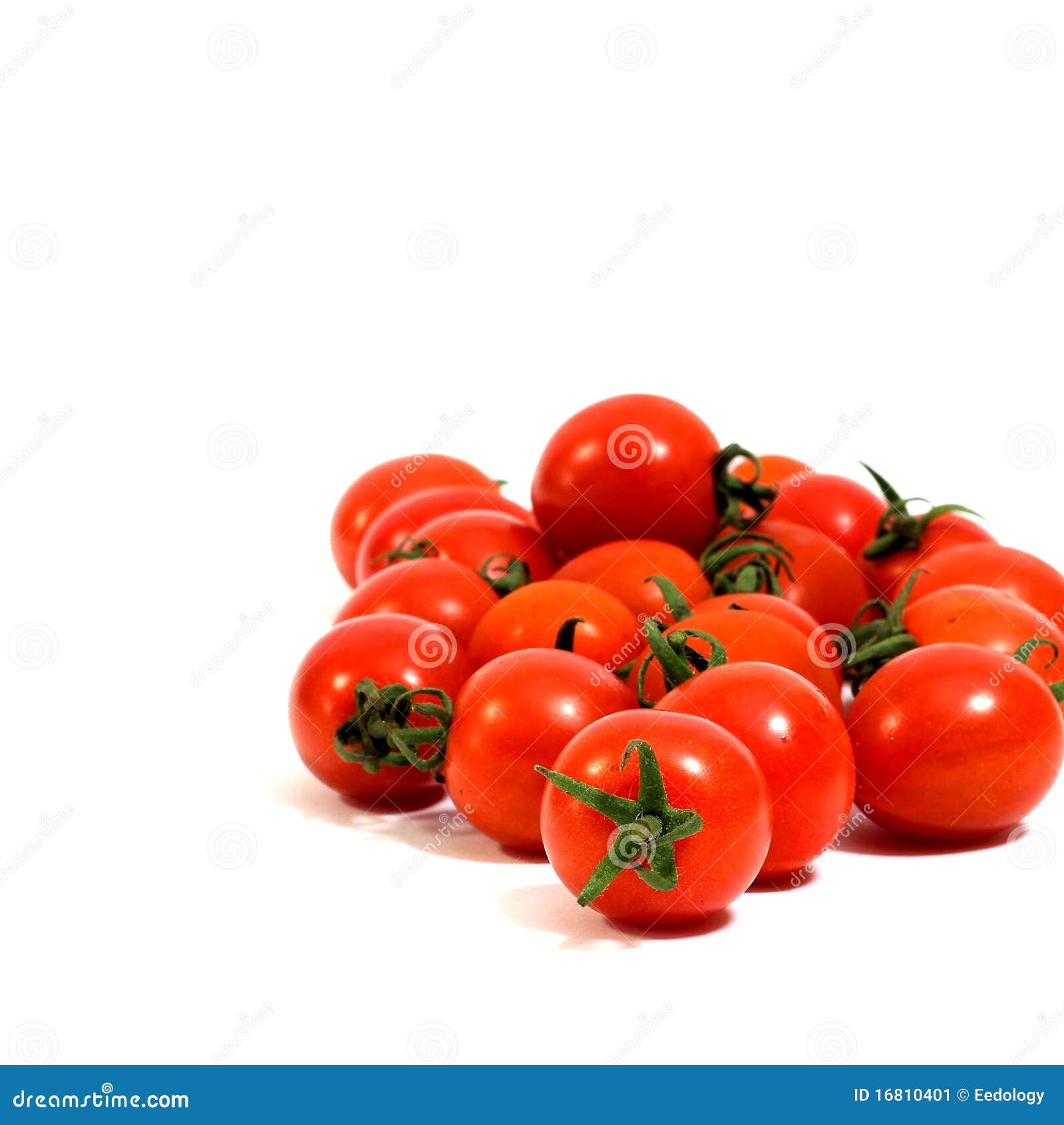 Isolated Mini Cherry Tomato Stock Image - Image of freshness, fresh ...