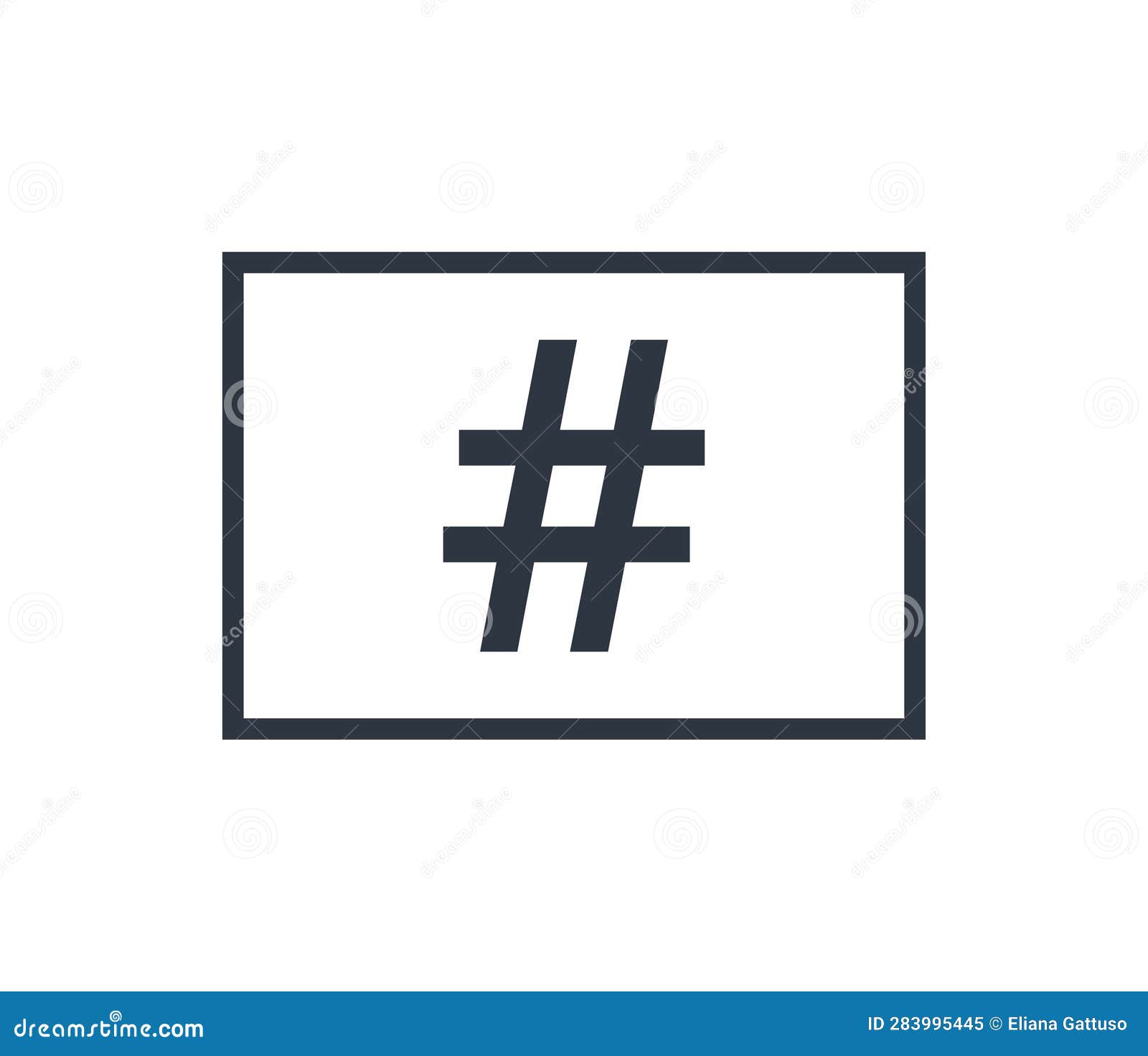 Isolated Model Number Symbol. Concept of Identification Stock Vector ...