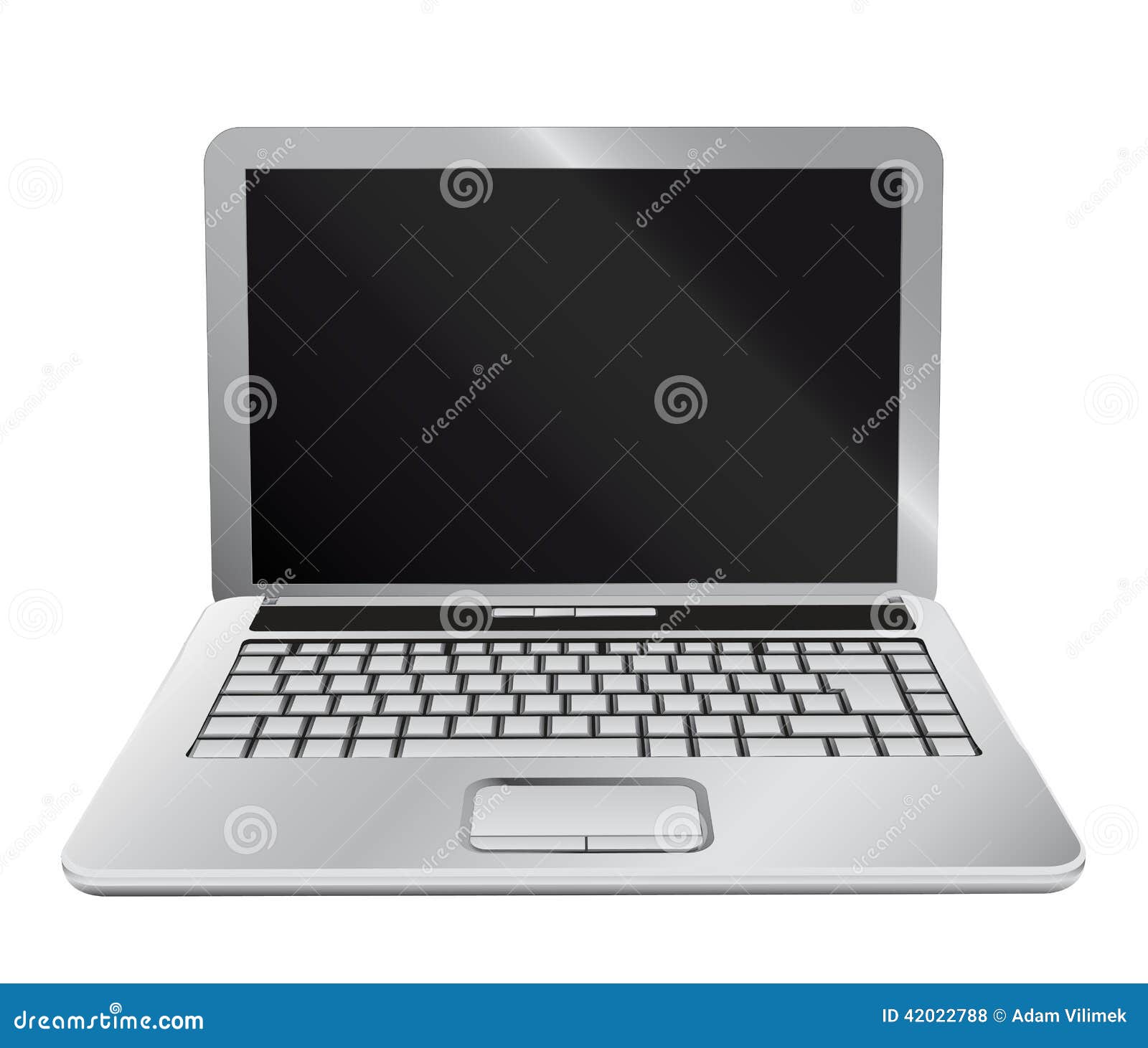 Isolated Modern Technological Notebook Design Stock Vector ...