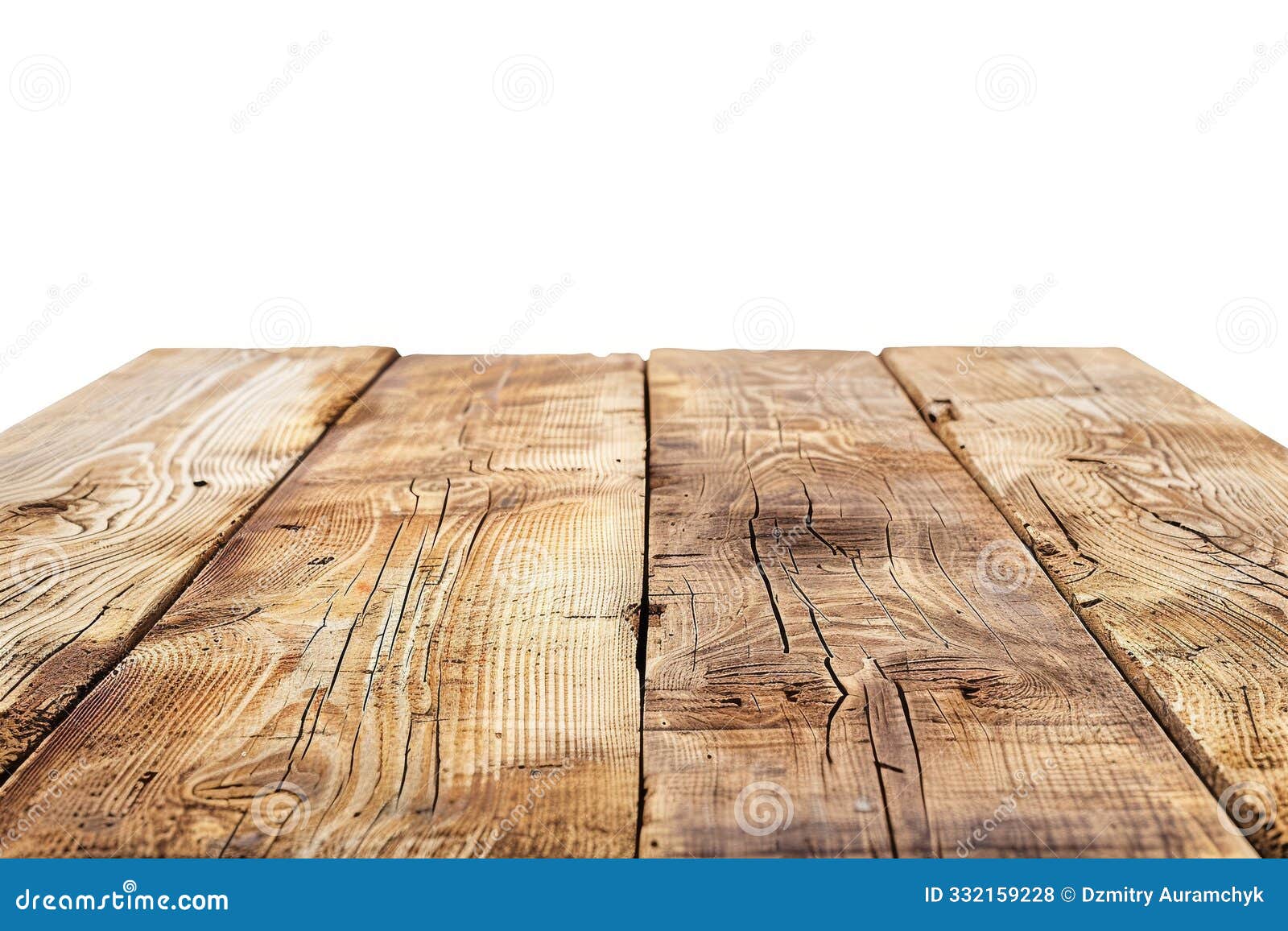 Isolated Modern Wood Kitchen Dining Table on White Background. Stock ...