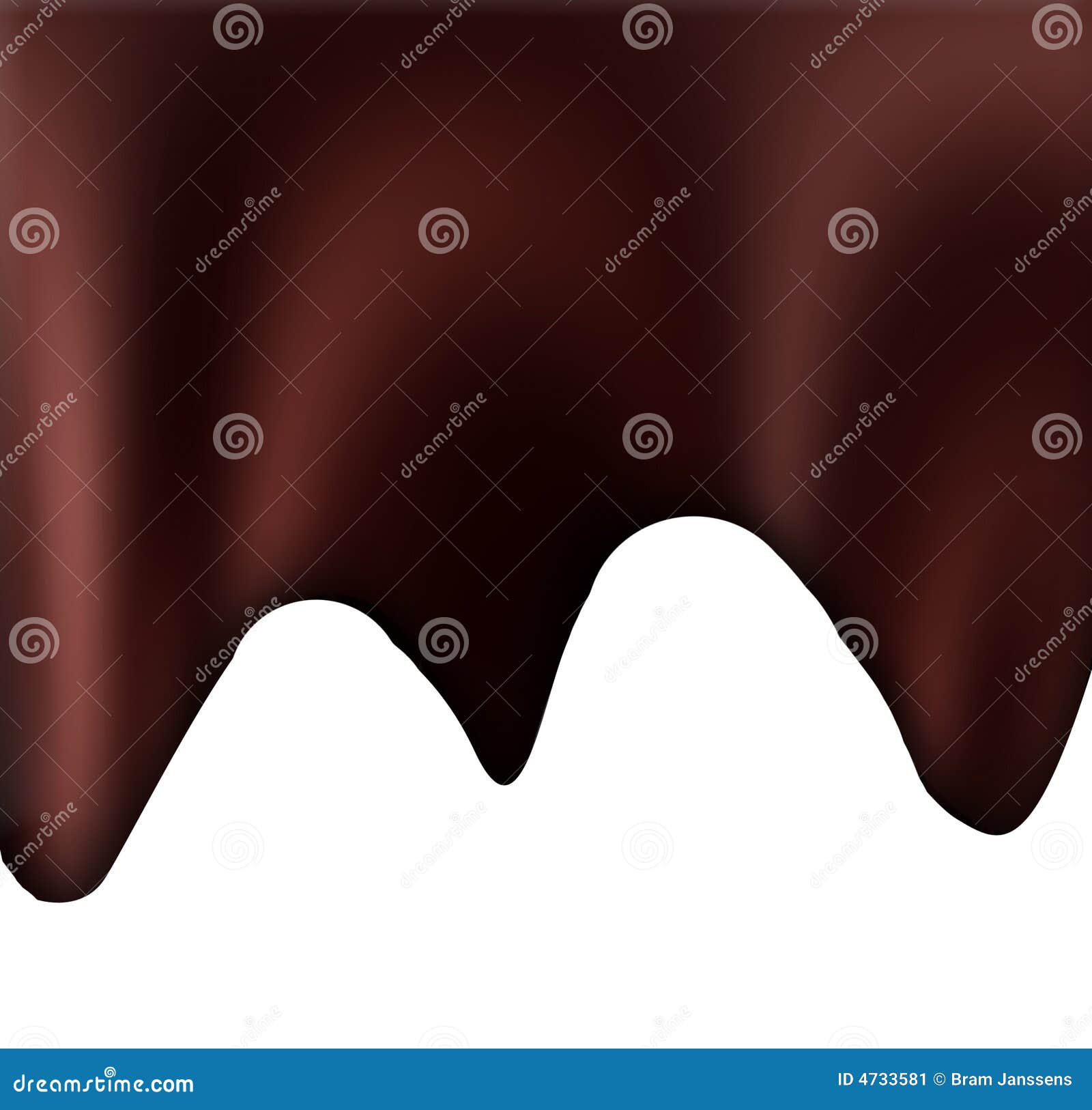 Chocolate Flow, Falling Drops And Splash, 3d Vector | CartoonDealer.com ...