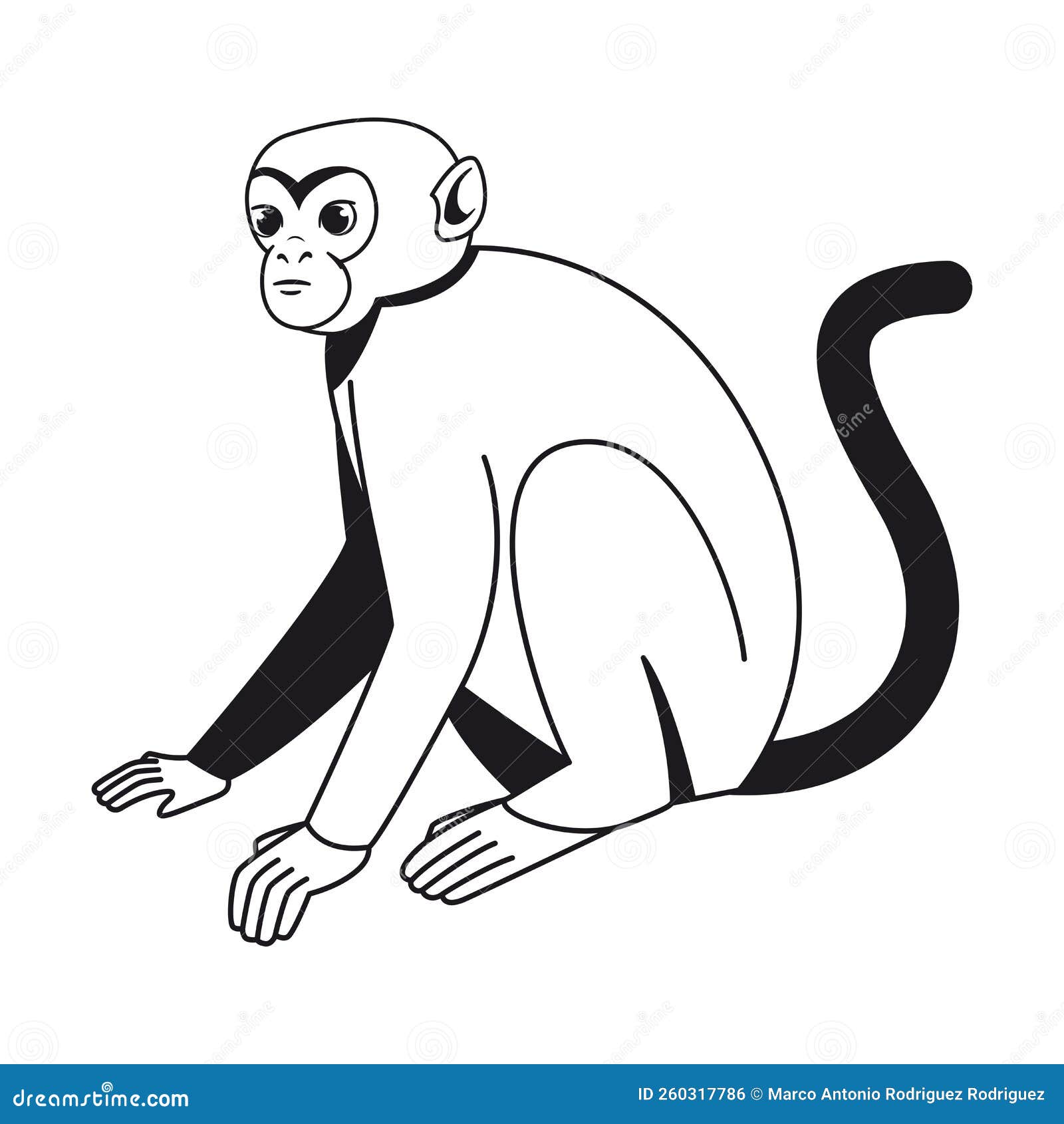 Isolated Monkey Character Chinese Zodiac Symbol Vector Stock Vector ...