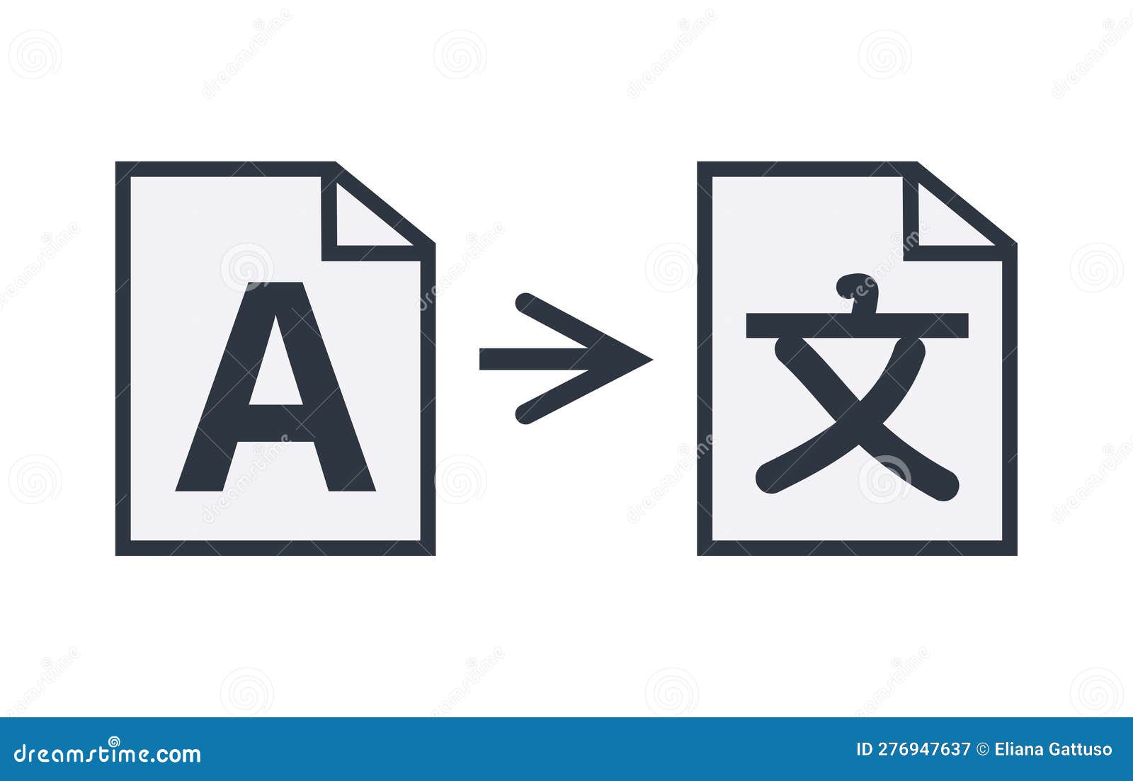 Isolated Monochromatic Translation Symbol. Graphic Resource Vector ...