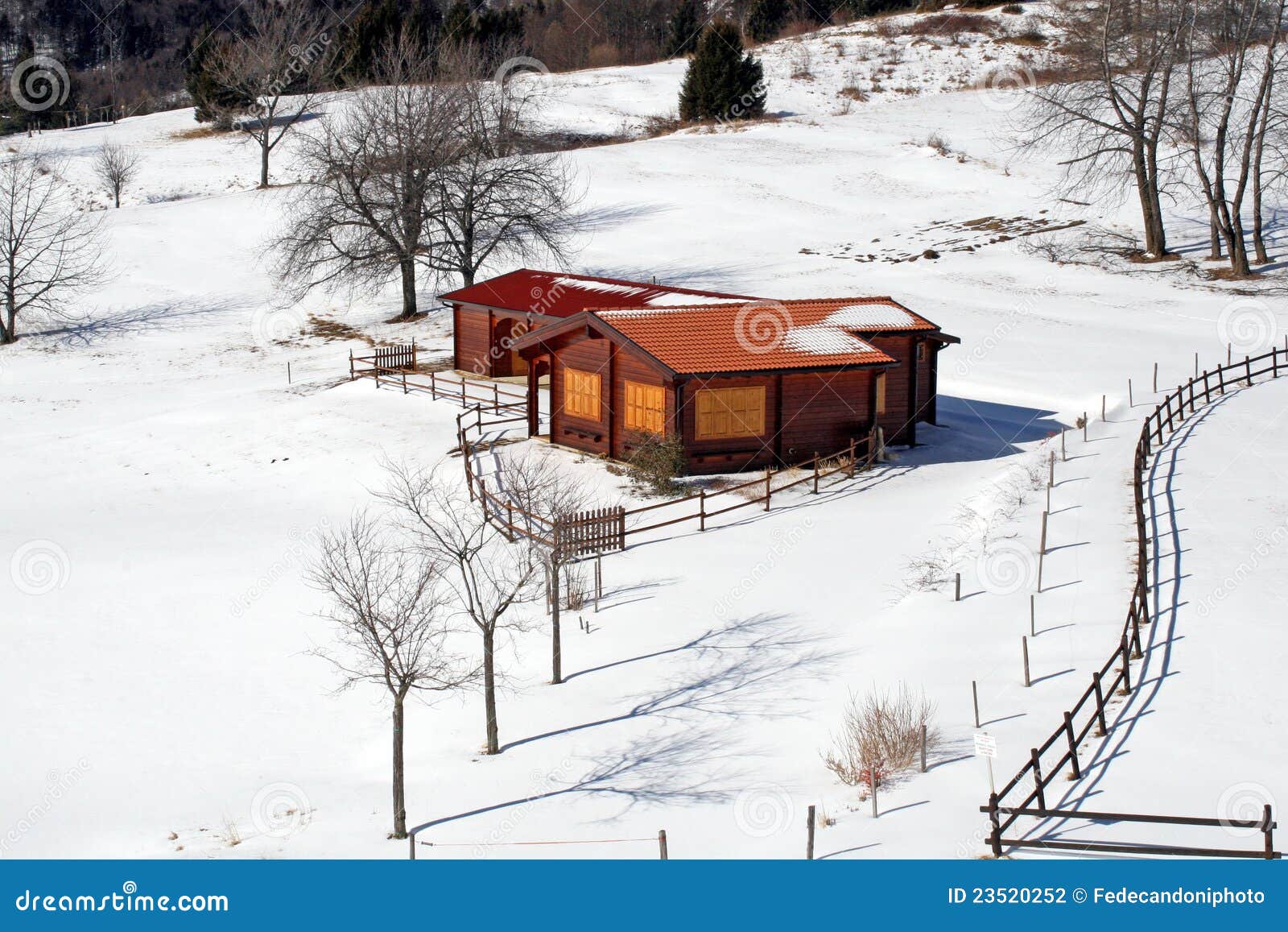Isolated mountain hut stock photo. Image of stay, tour - 23520252